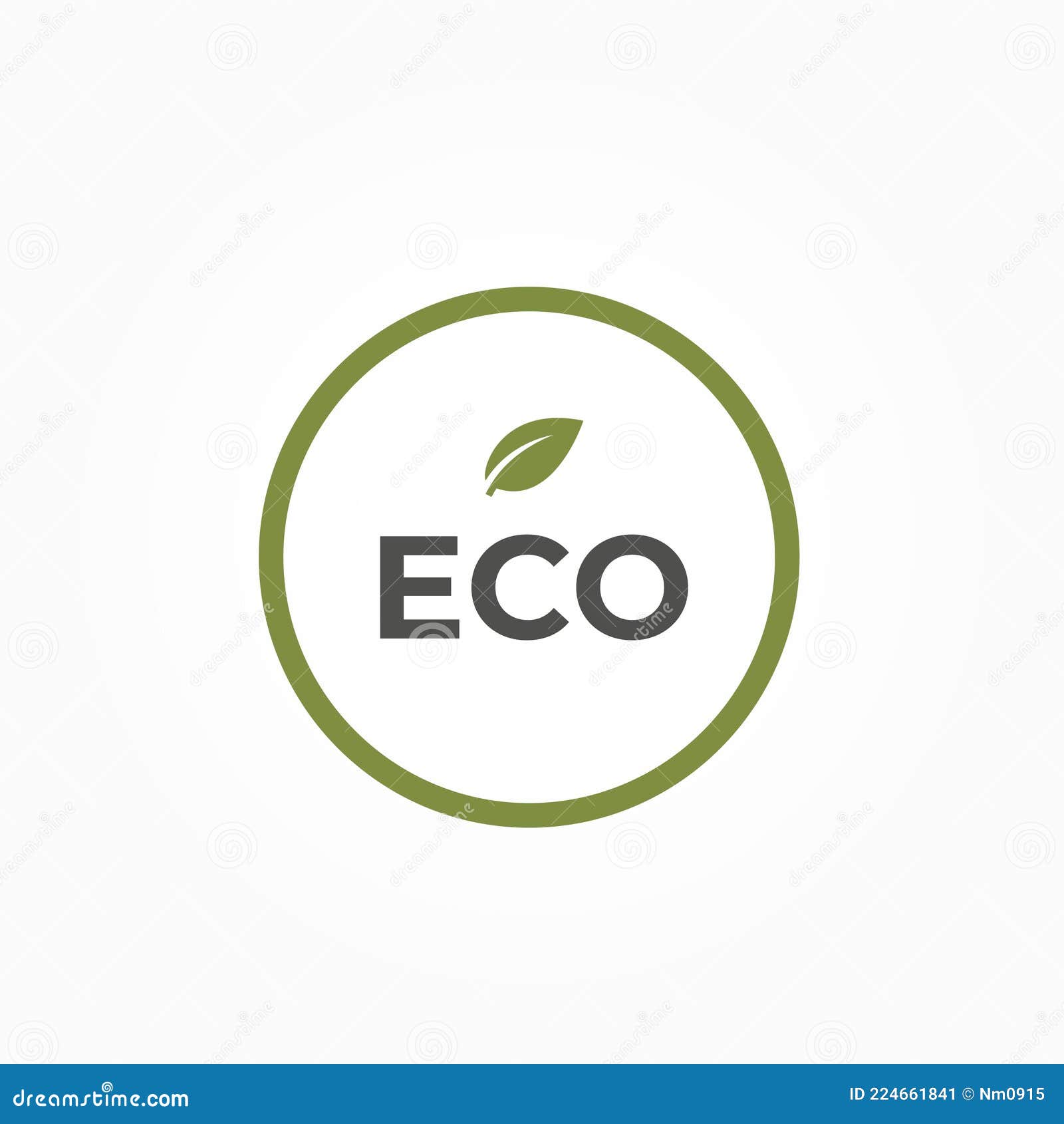 Eco Mode Round Icon. Eco Friendly, Environment and Ecology Symbol Stock ...