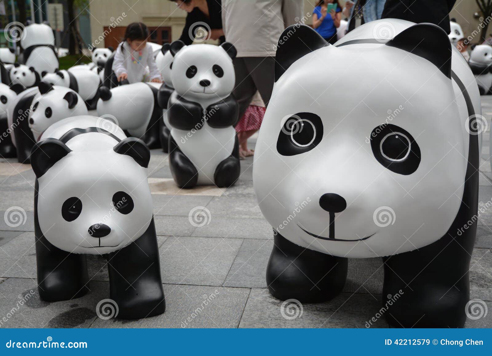 Eco Panda Presented in Shanghai Editorial Stock Image - Image of panda ...