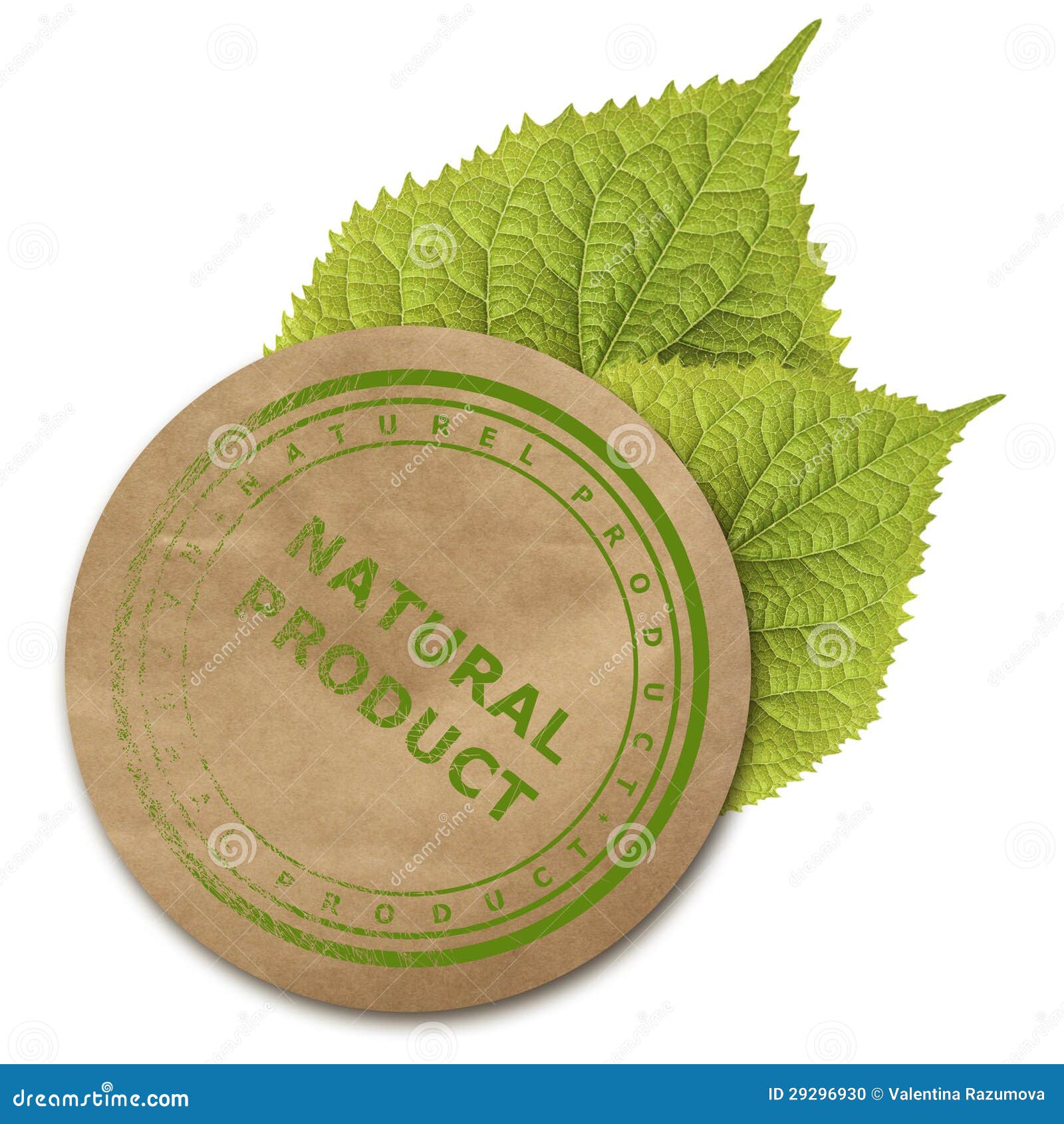 Eco paper sticker stock photo. Image of product, recyclable - 29296930