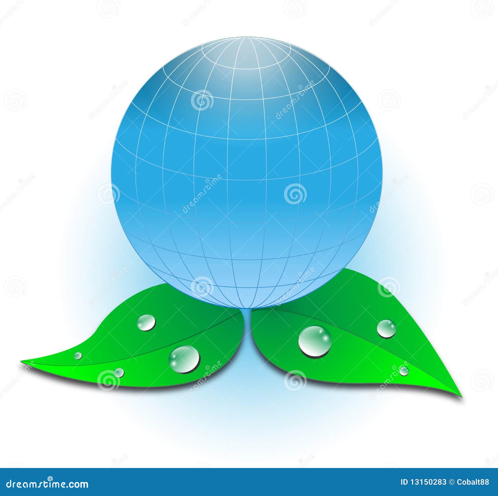 Eco planet icon vector. stock vector. Illustration of ecology - 13150283