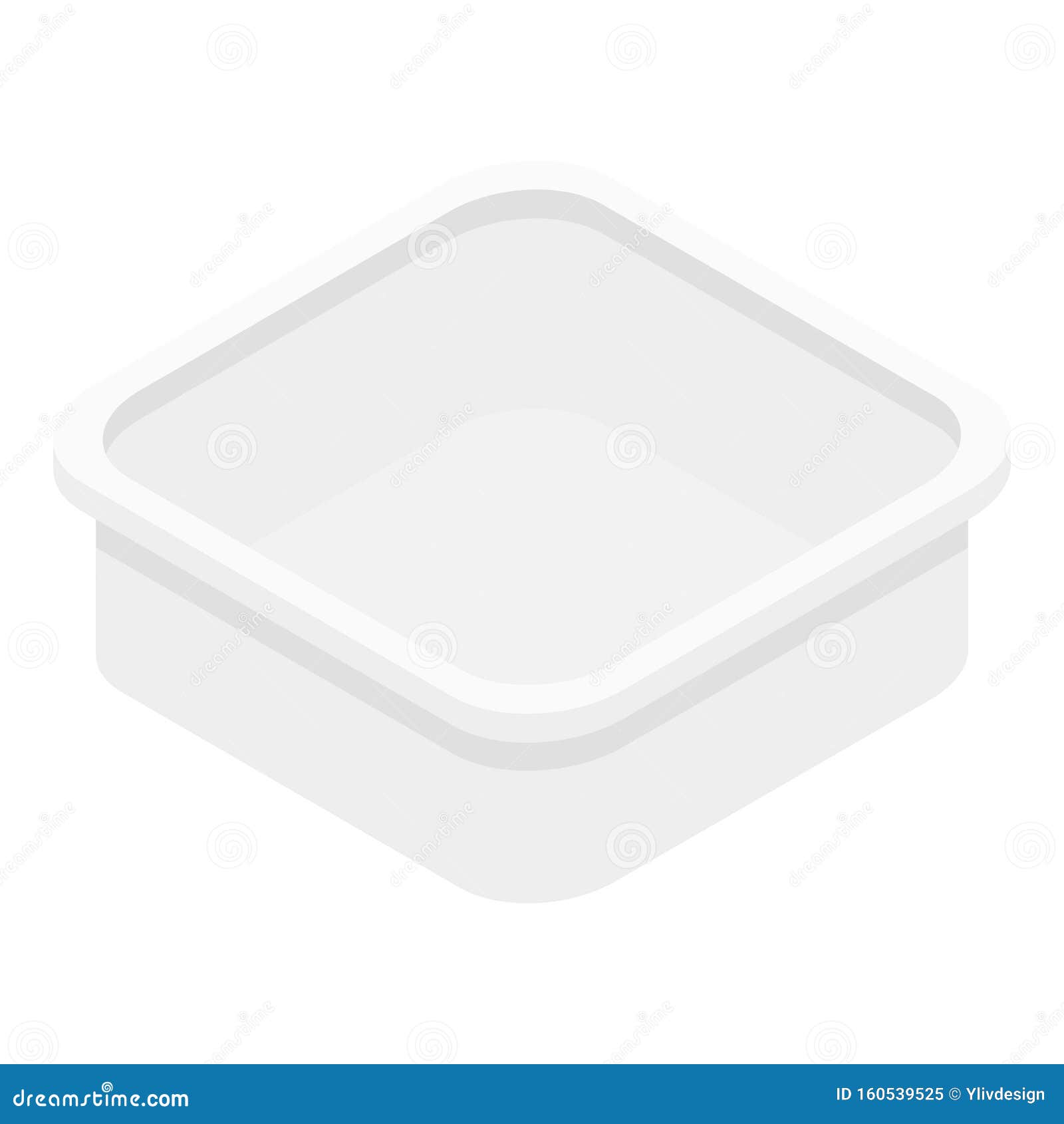Eco Plastic Box Icon, Isometric Style Stock Vector - Illustration of ...