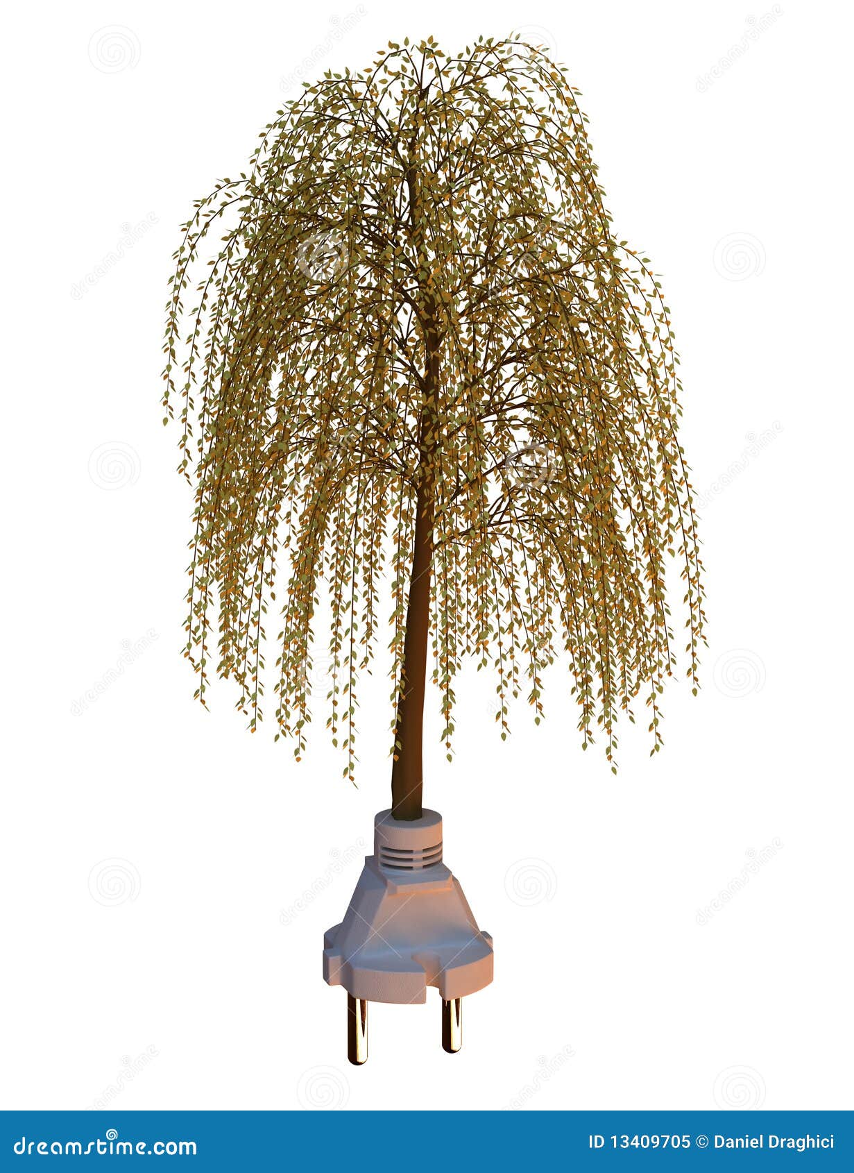 Eco plug stock illustration. Illustration of ecology - 13409705