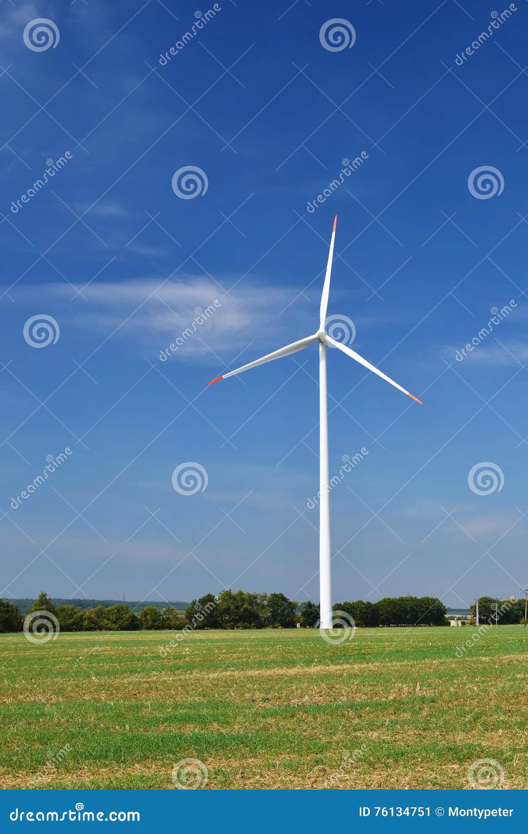 Eco Power. Wind Turbine for Alternative Energy Stock Image - Image of ...