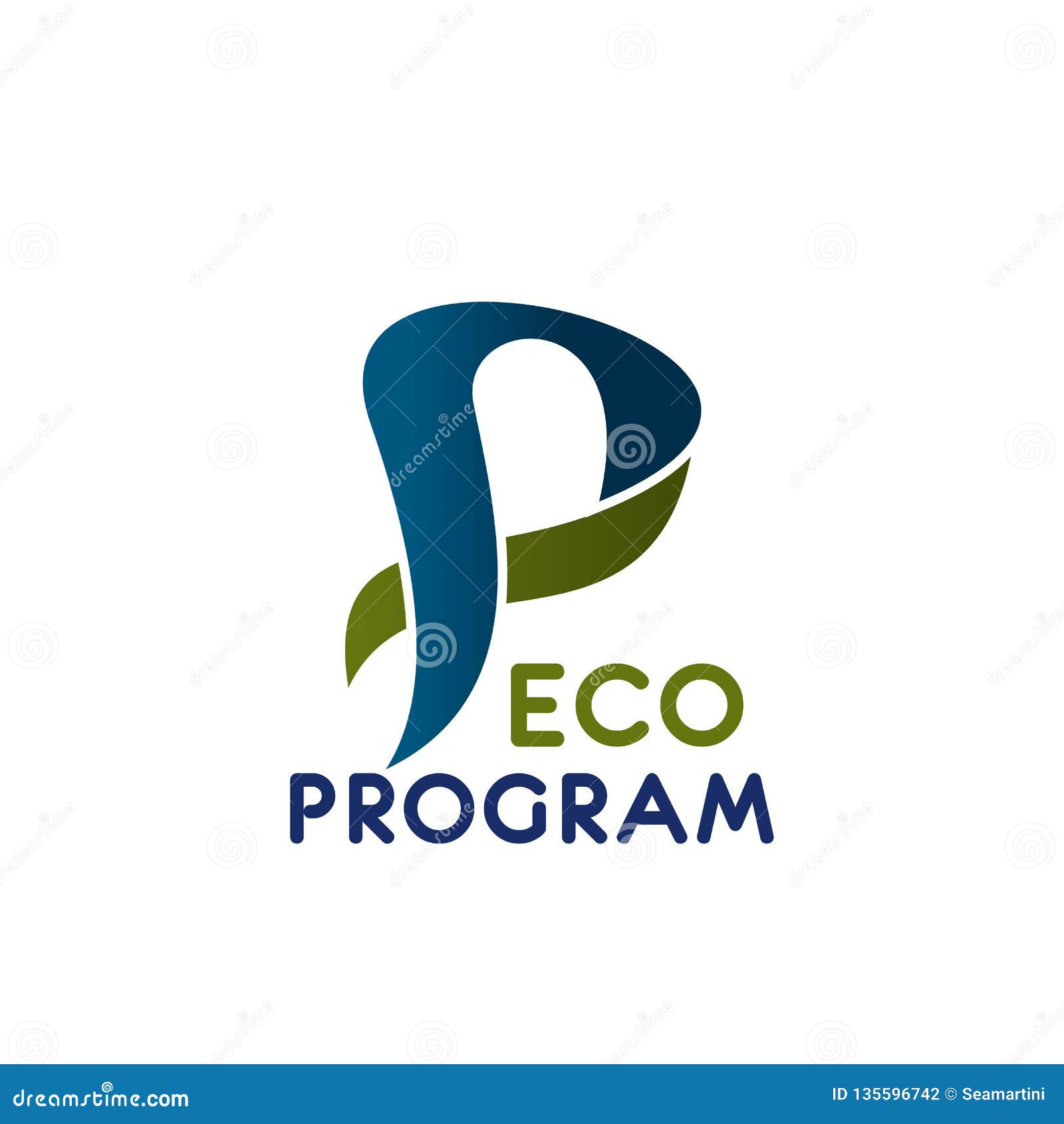Eco program vector sign stock vector. Illustration of charity - 135596742