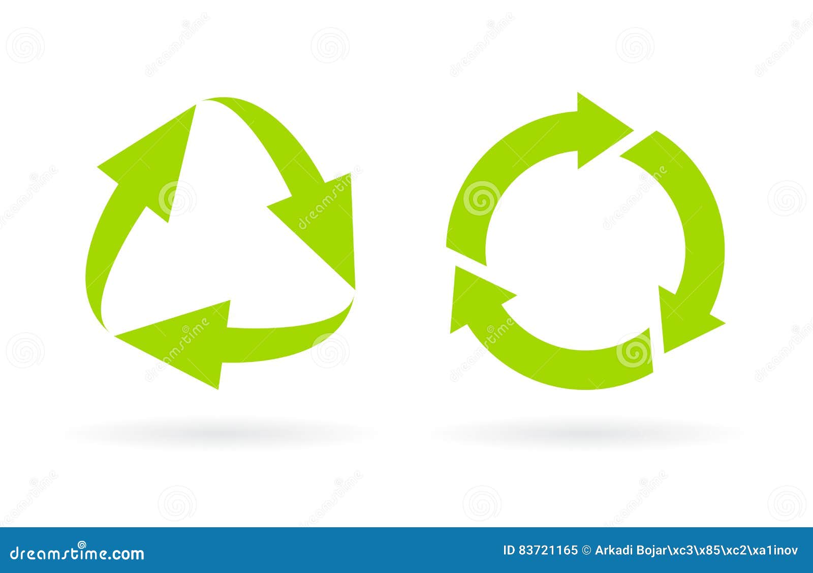Eco Recycled Cycle Vector Icon Stock Vector - Illustration of cycle ...