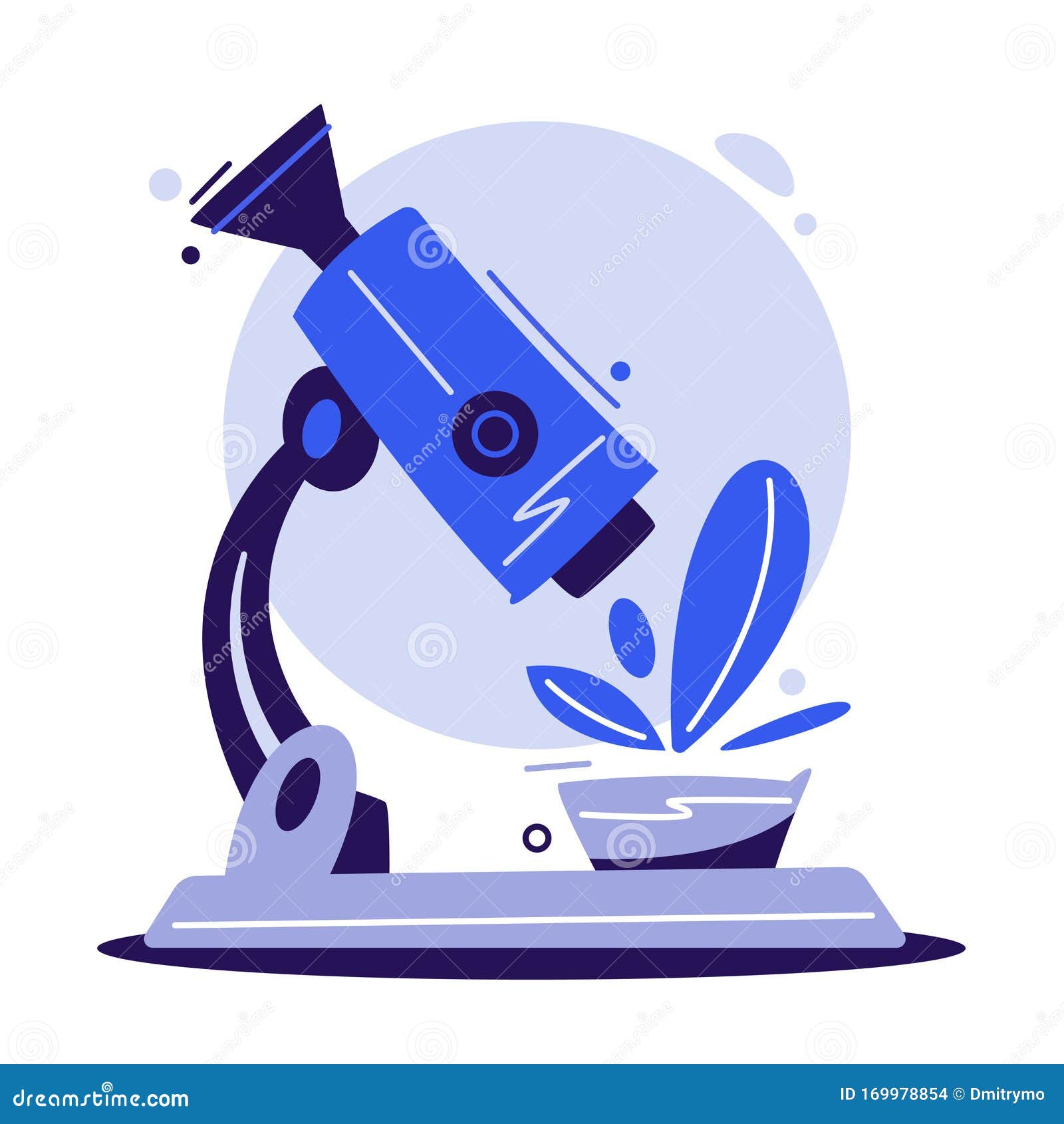 Eco Research. Cartoon Vector Illustration Stock Vector - Illustration ...