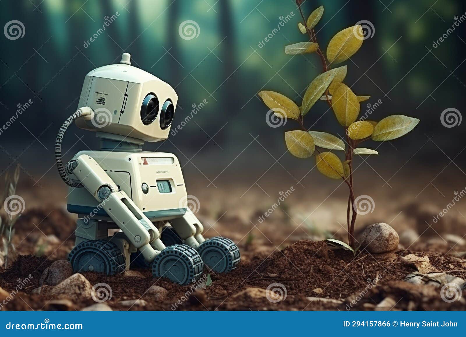 Eco-Robots Pioneering Sustainable Waste Management Solutions Stock ...