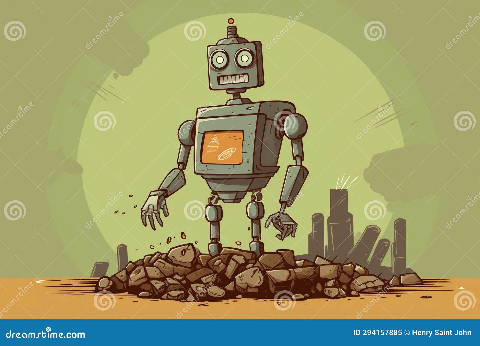 Eco-Robots Pioneering Sustainable Waste Management Solutions Stock ...