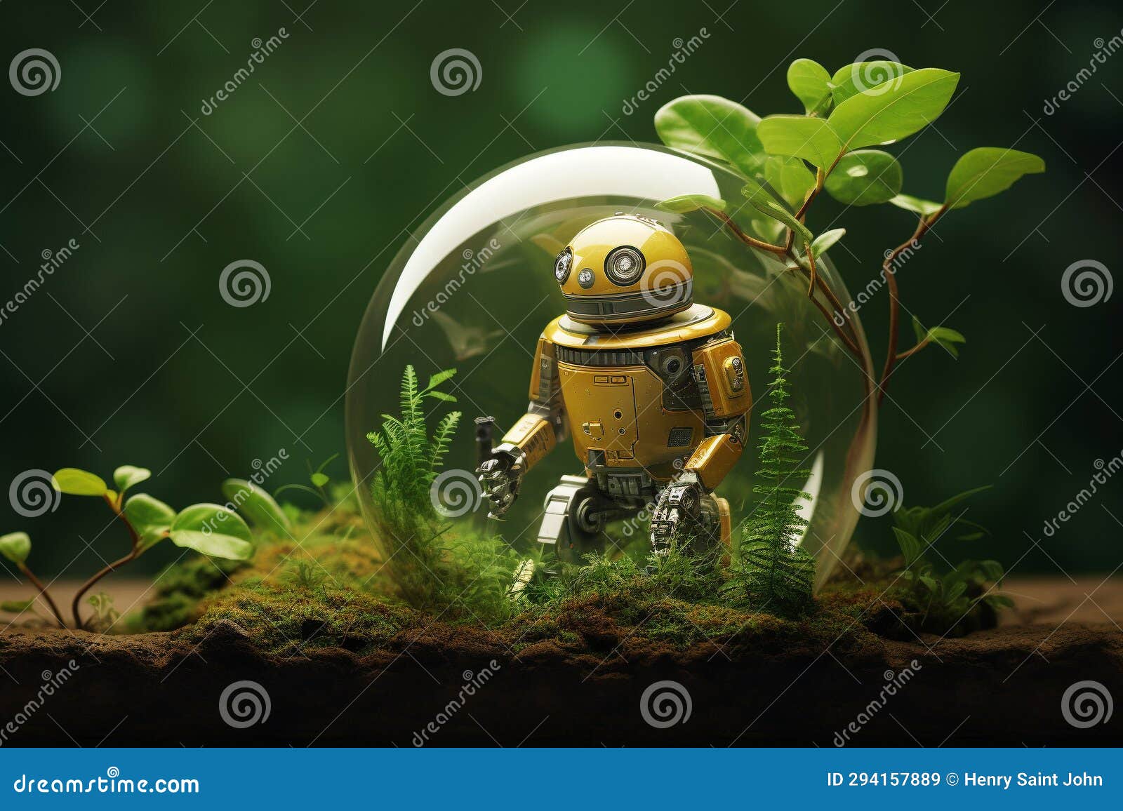 Eco-Robots Pioneering Sustainable Waste Management Solutions Stock ...