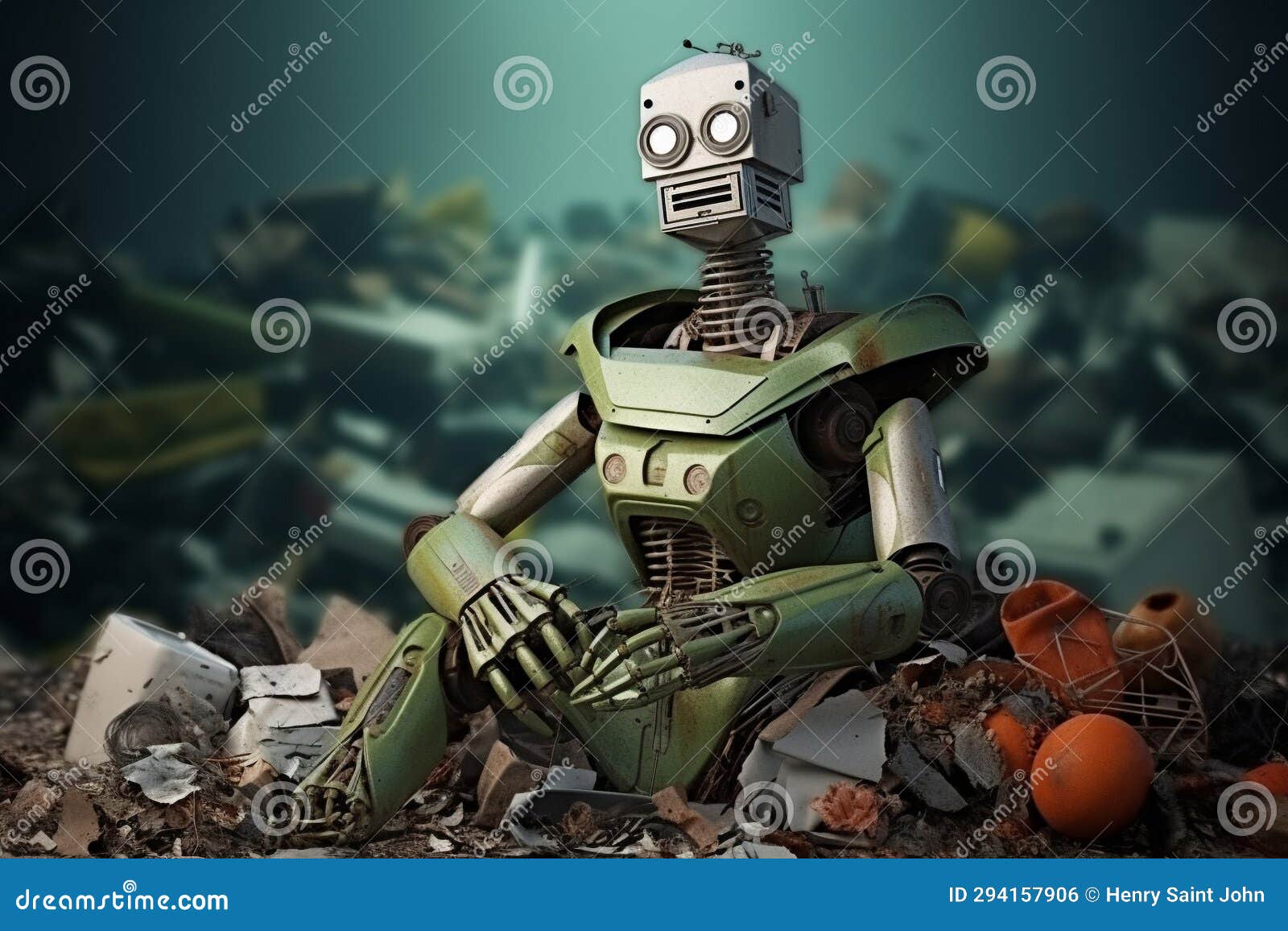 Eco-Robots Pioneering Sustainable Waste Management Solutions Stock ...