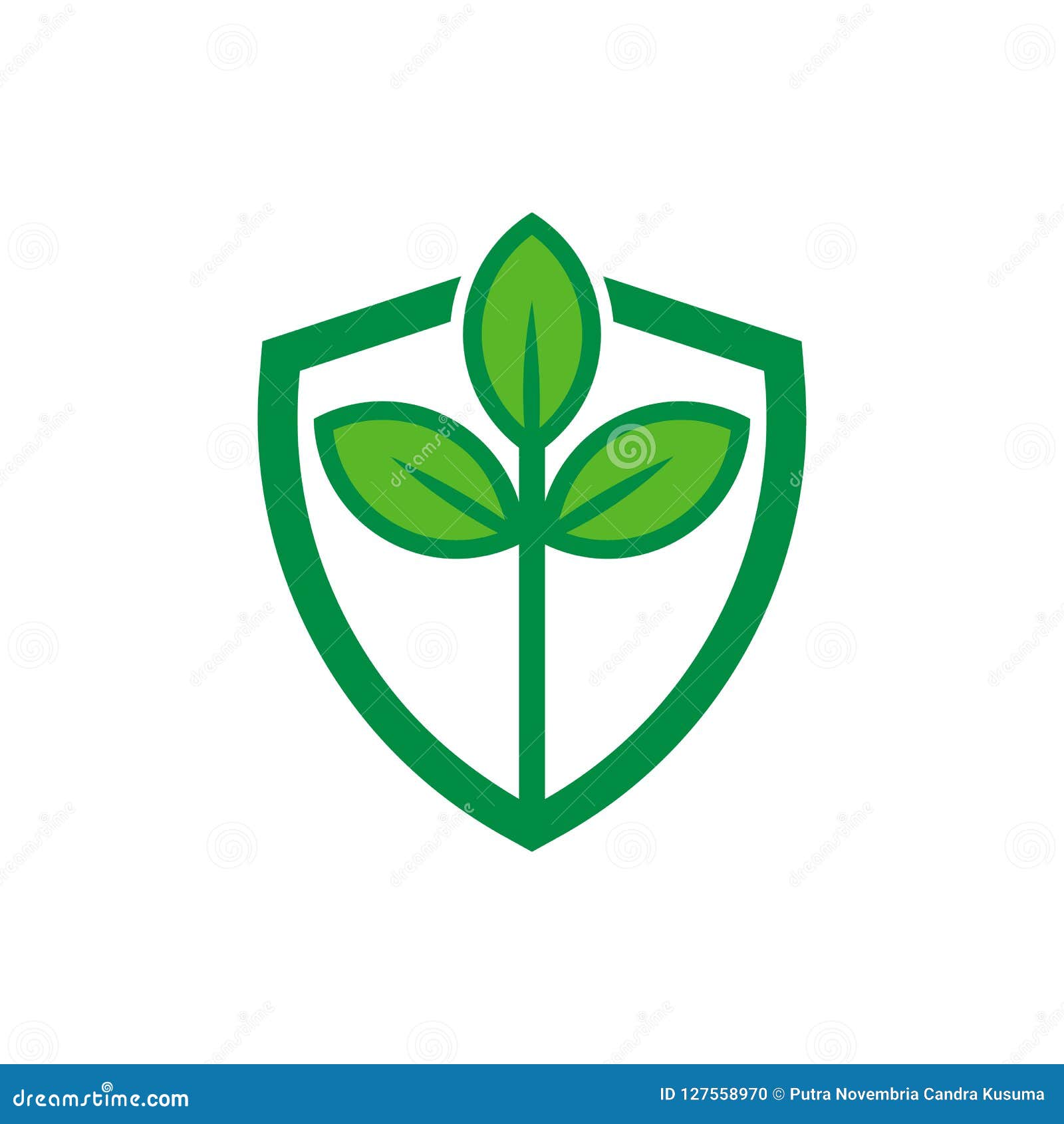 Eco Shield Logo Icon Design Stock Vector - Illustration of leaf, badge ...