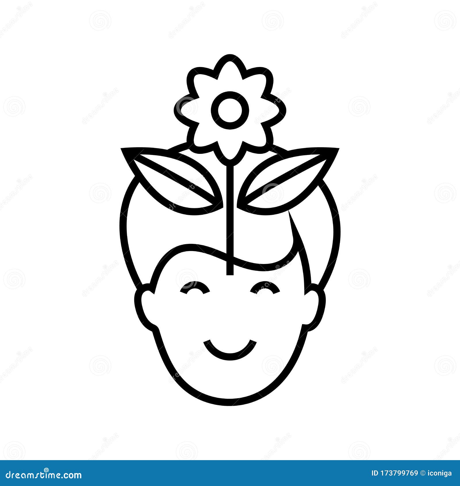 Eco Solutions Line Icon, Concept Sign, Outline Vector Illustration ...