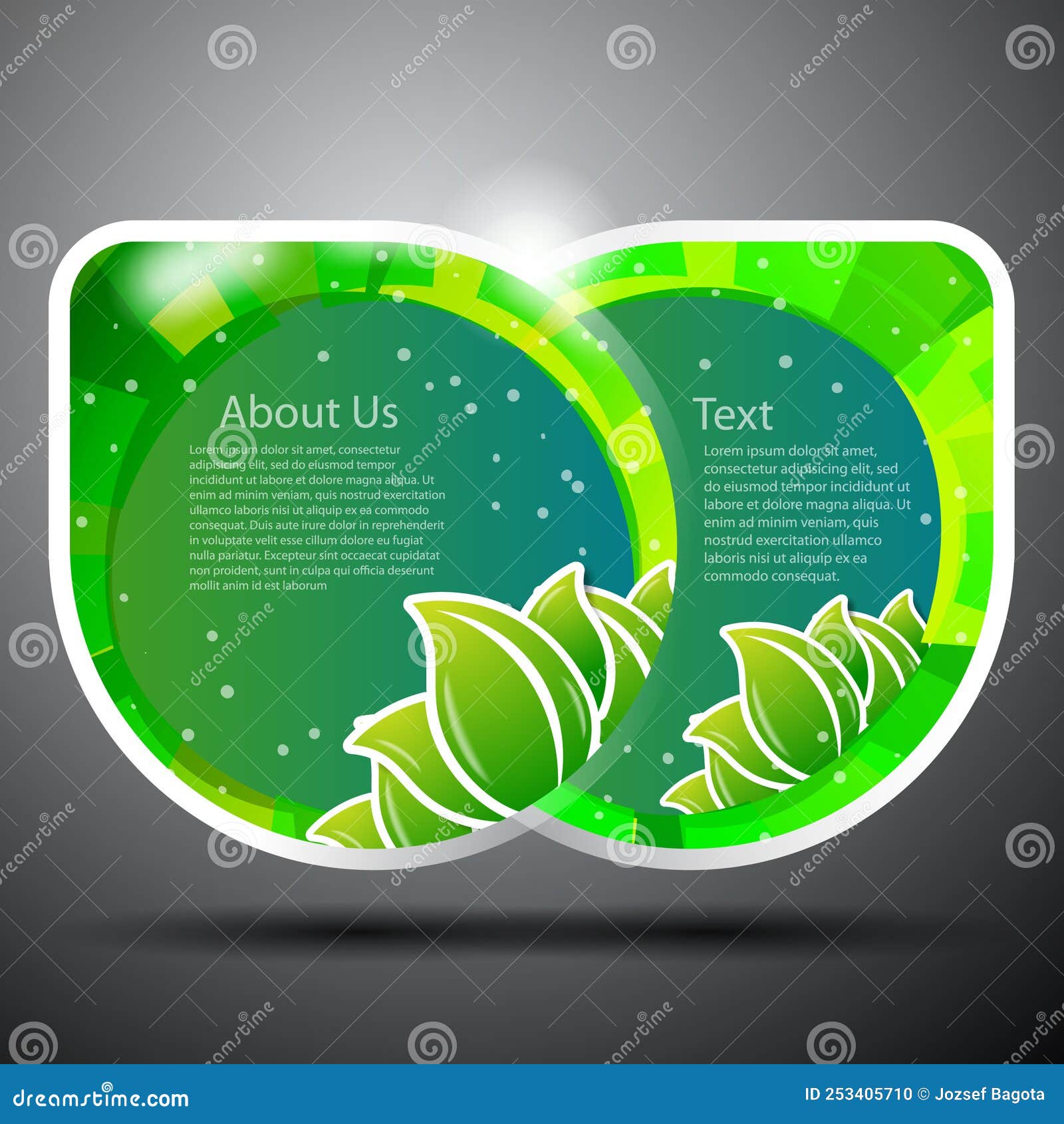 Eco Speech Bubble Concept stock vector. Illustration of border - 253405710