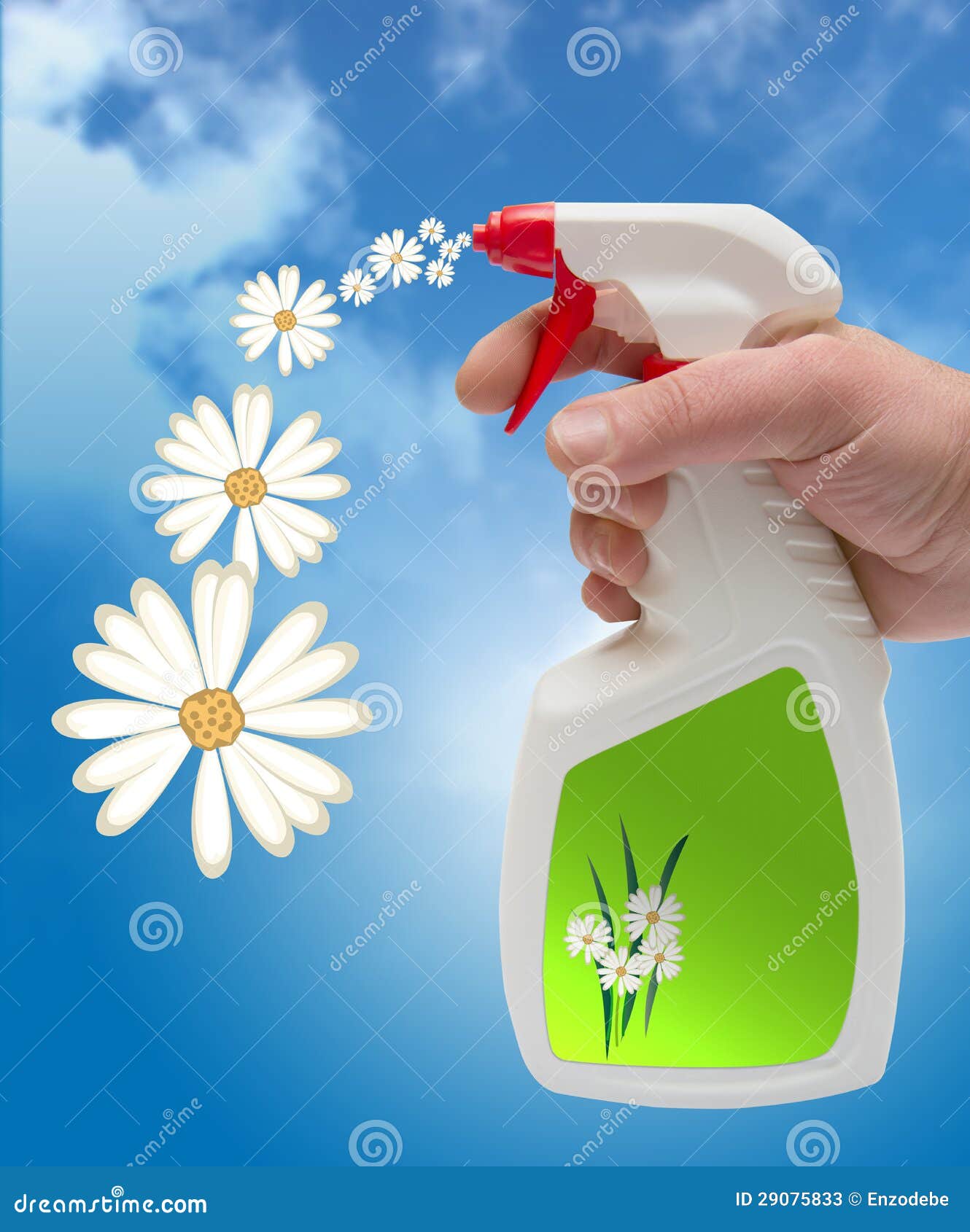 Eco spray stock image. Image of detergent, hand, clean - 29075833
