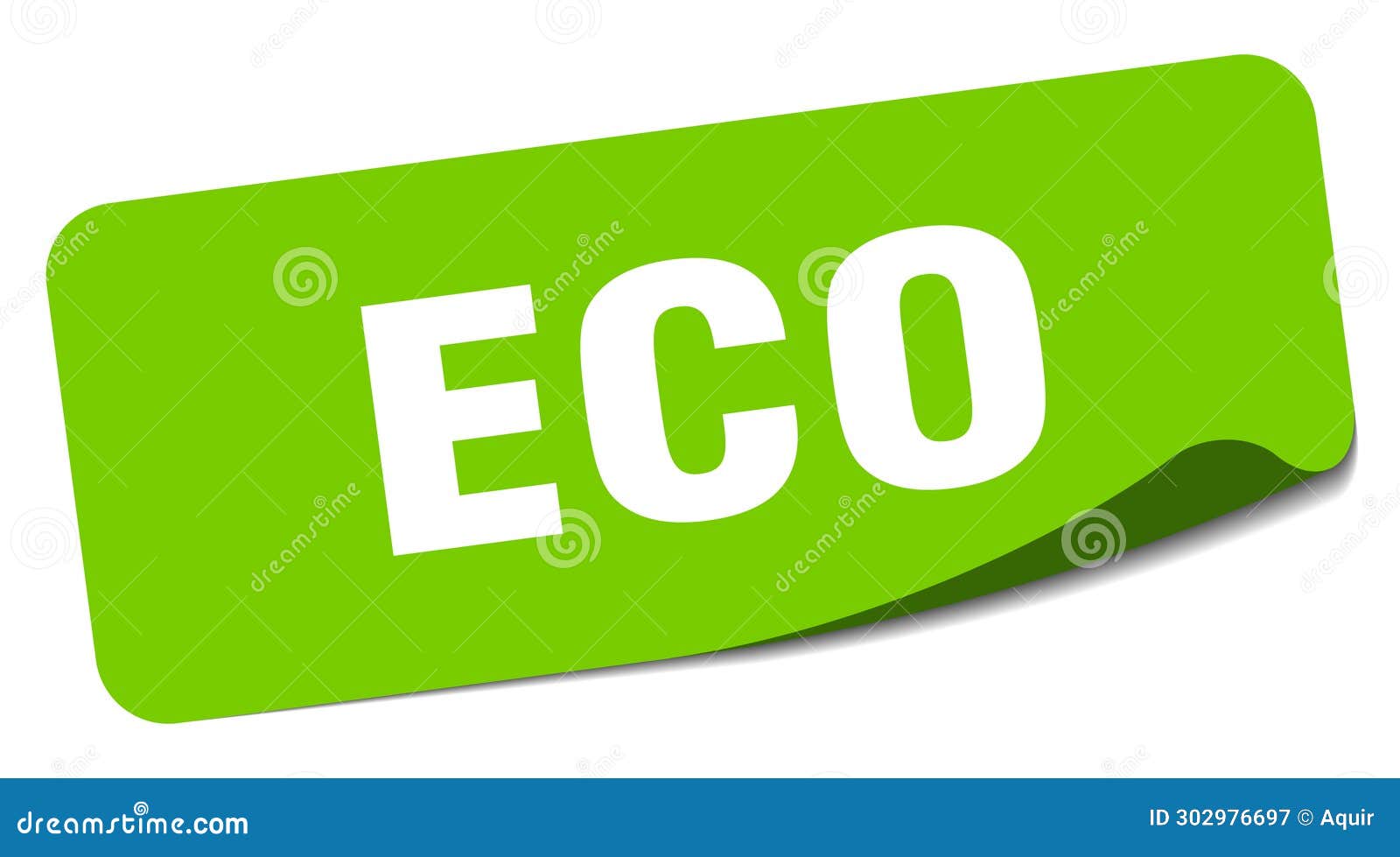 Eco sticker. eco label stock vector. Illustration of banner - 302976697