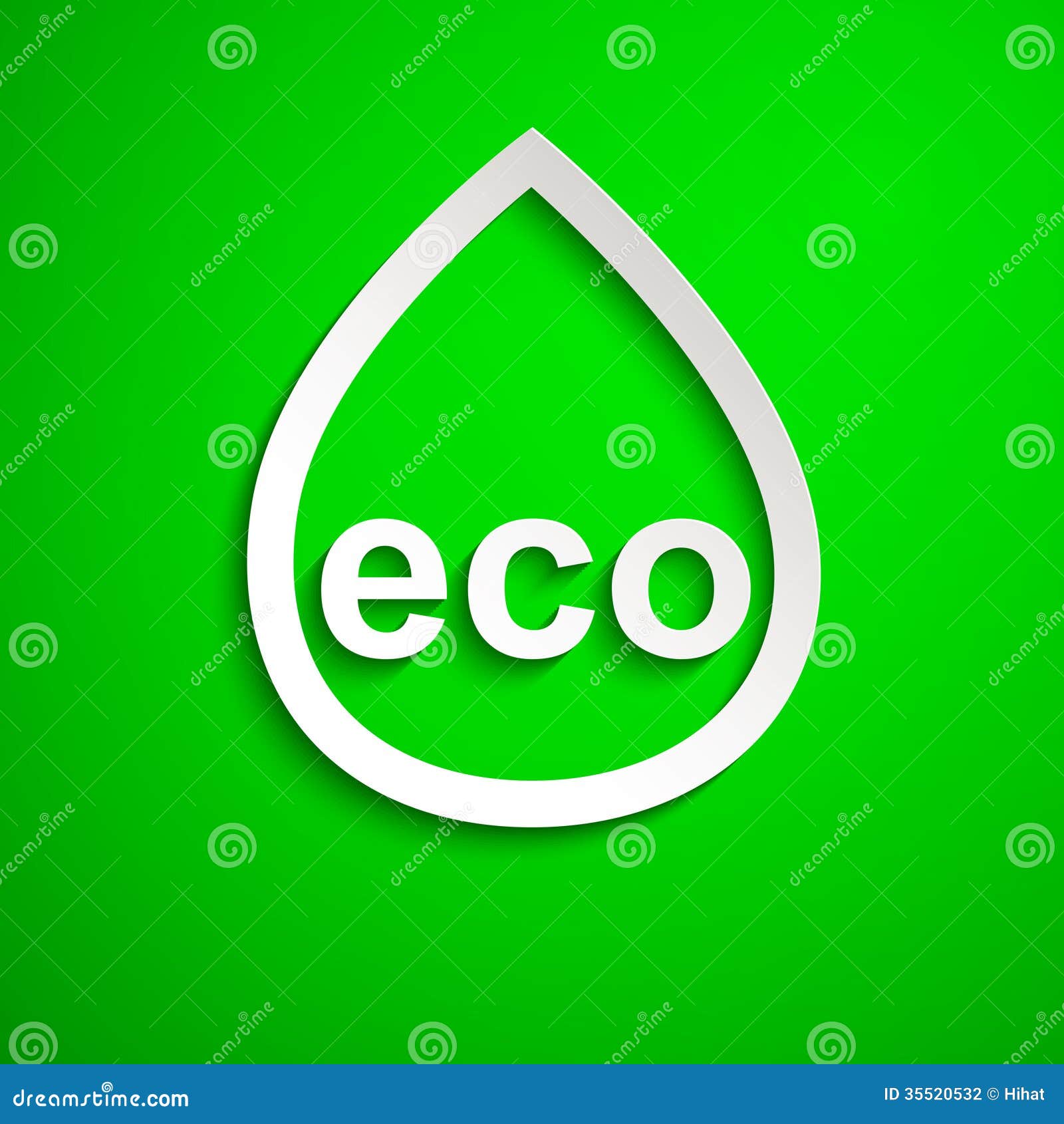 Eco Symbol. Design Element. Eps10 Stock Illustration - Illustration of ...