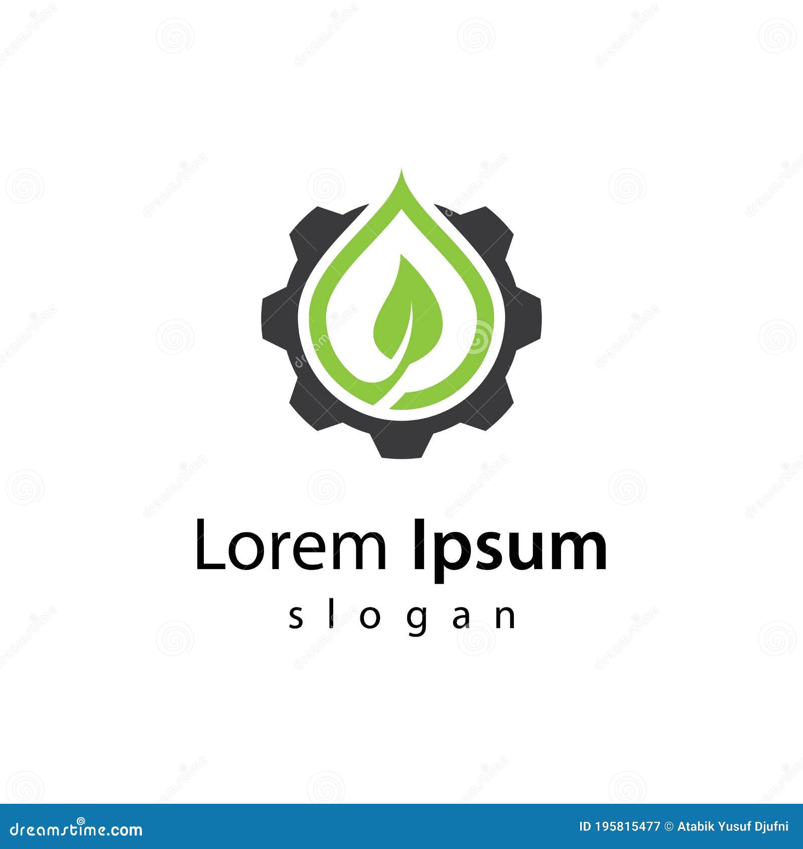 Eco tech logo design stock vector. Illustration of machine - 195815477