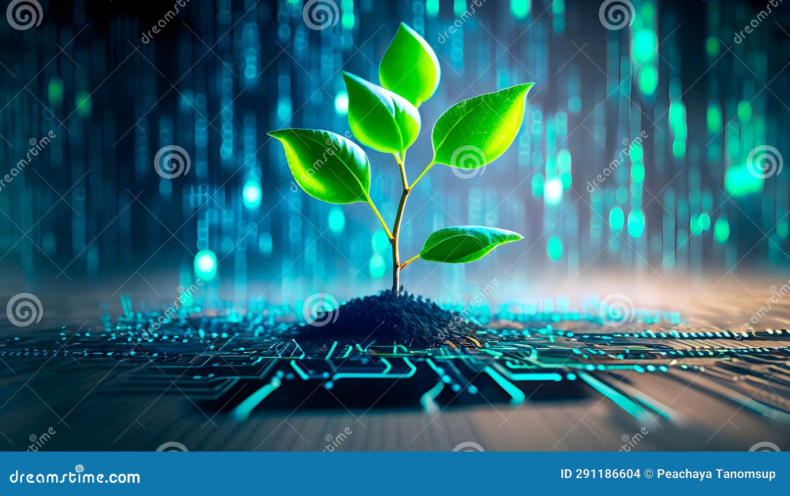 Eco Technology, Green it, Nature Technology, and Ecology Concept ...