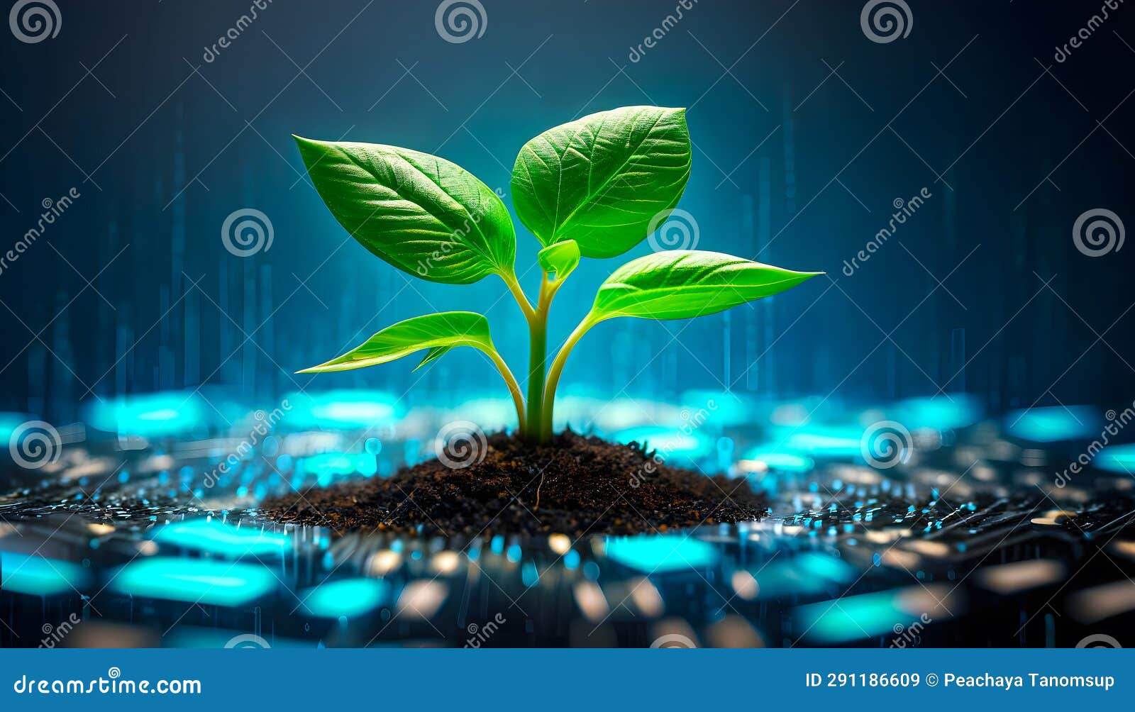 Eco Technology, Green it, Nature Technology, and Ecology Concept ...