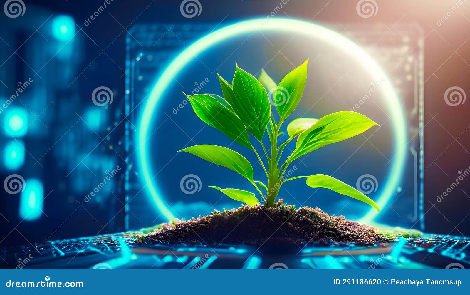 Eco Technology, Green it, Nature Technology, and Ecology Concept ...