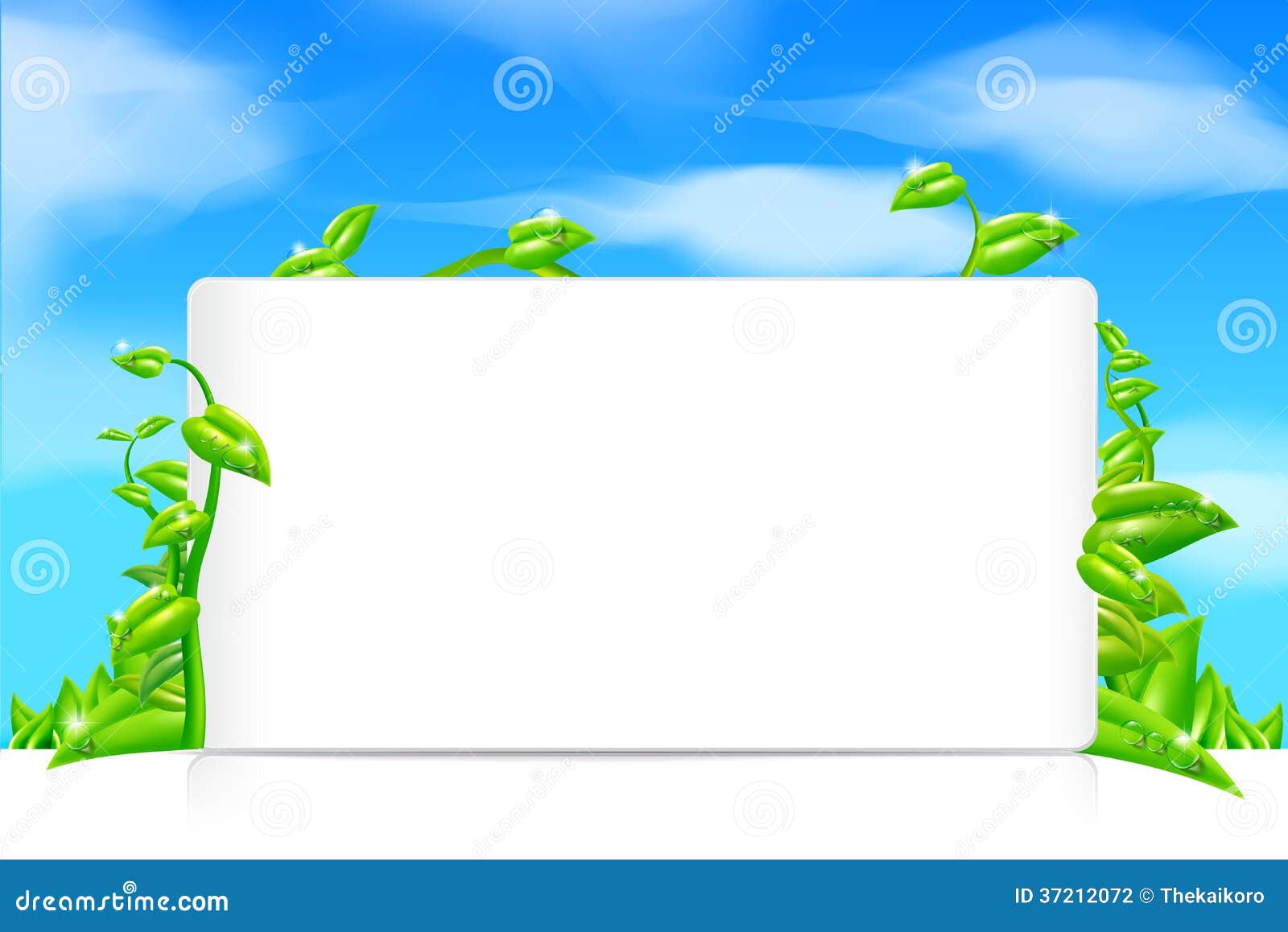 Eco text box stock vector. Illustration of simple, message - 37212072