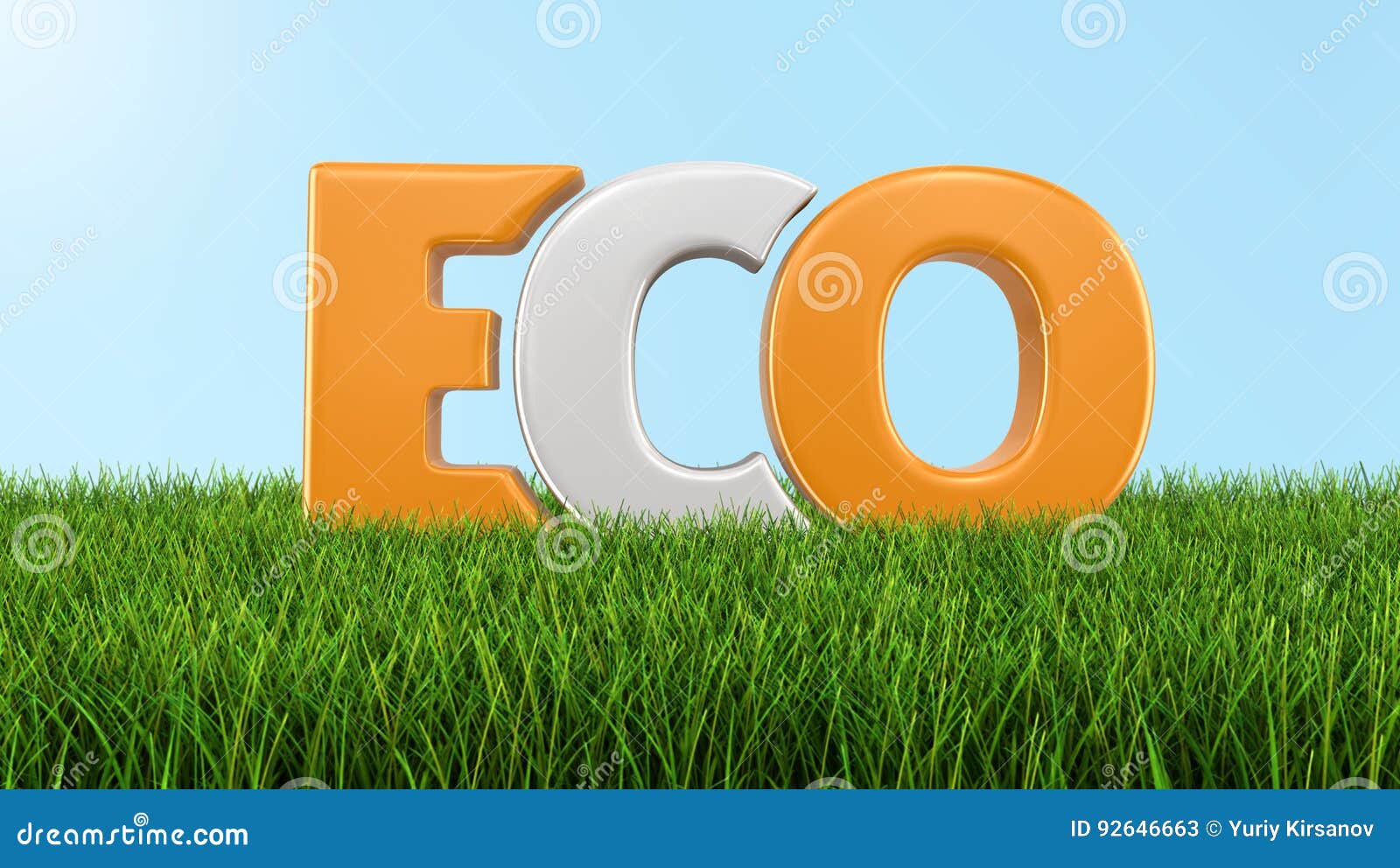 Eco text on grass stock illustration. Illustration of ecology - 92646663