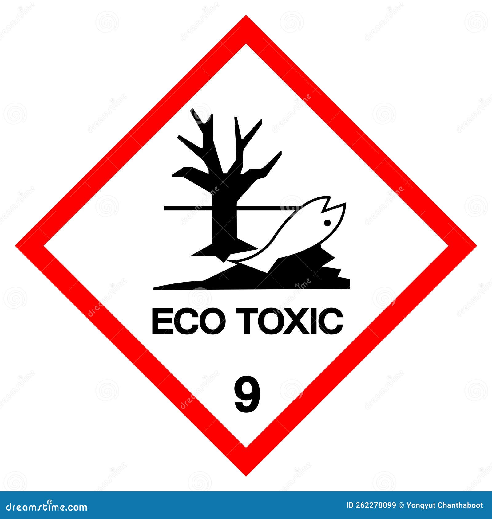 Eco Toxic 9 Symbol Sign, Vector Illustration, Isolate on White ...