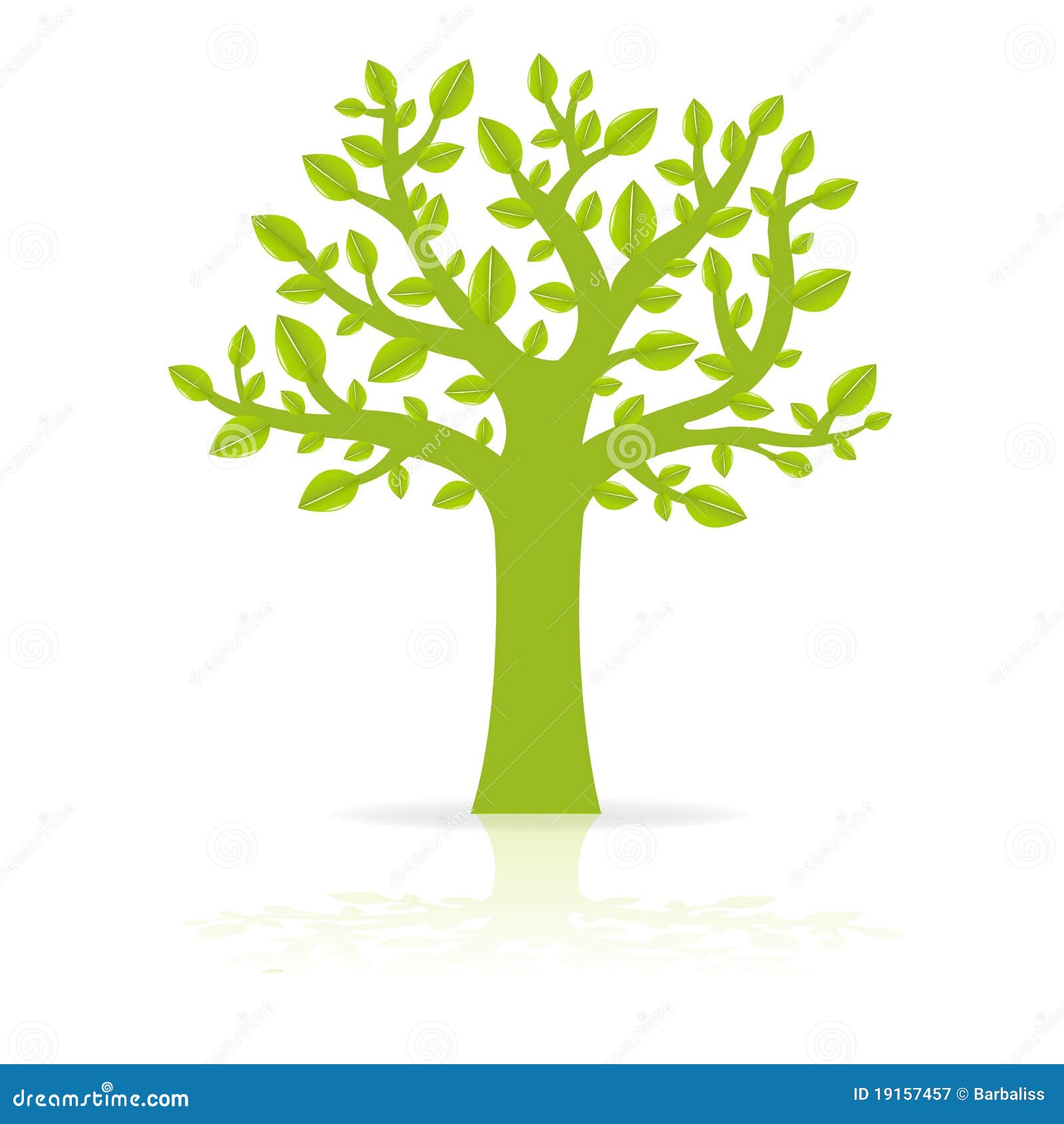 Eco Tree stock vector. Illustration of branch, creative - 19157457