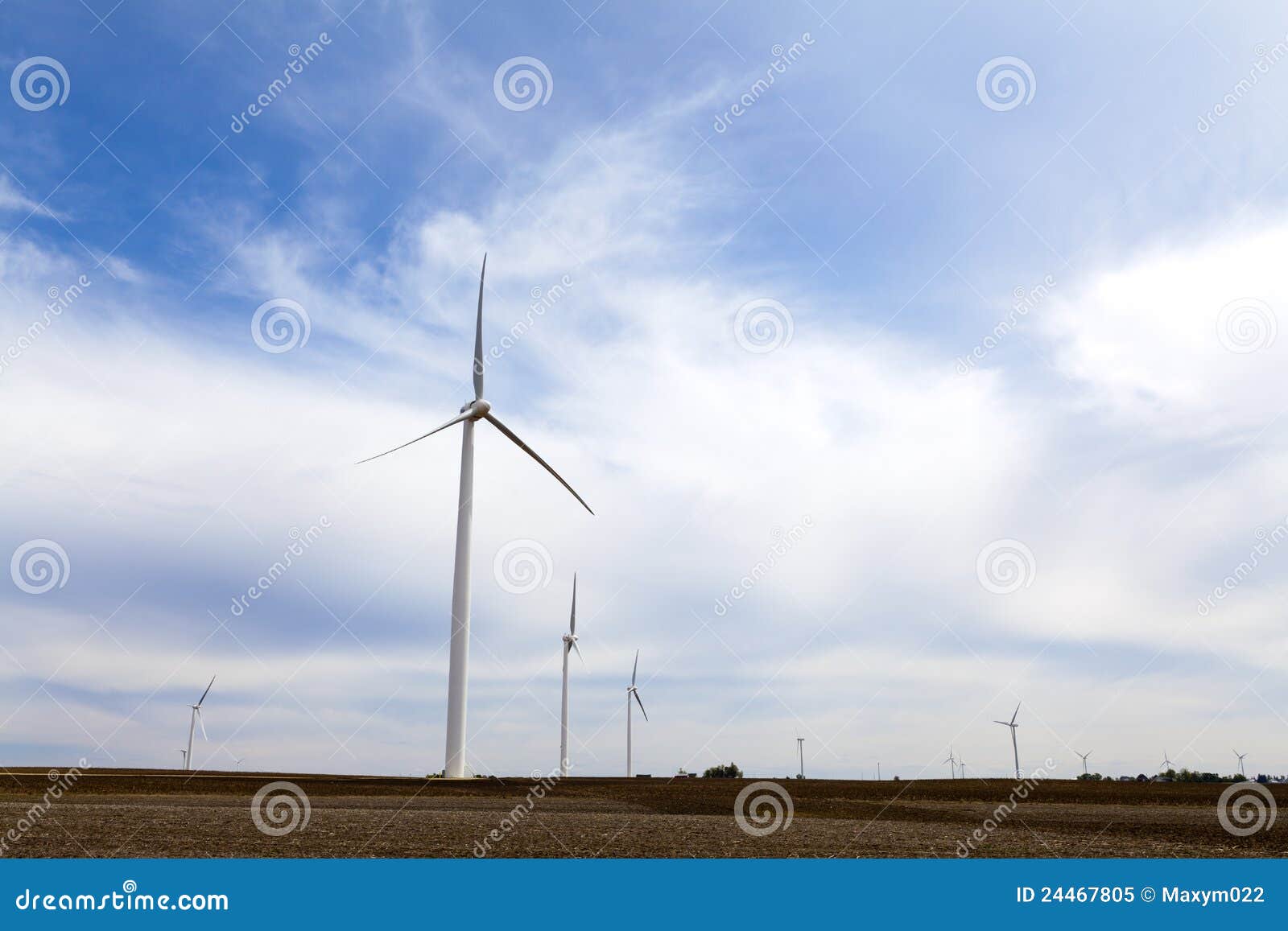 Eco Windmill stock image. Image of future, nature, weather - 24467805