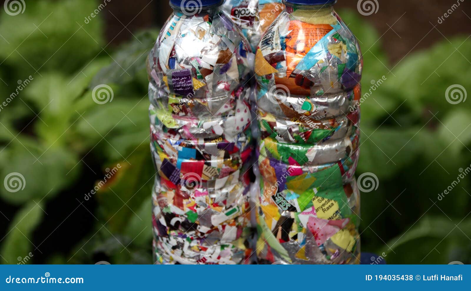 Ecobrick is a Plastic Bottle Packed Solid with Non-biological Waste To ...