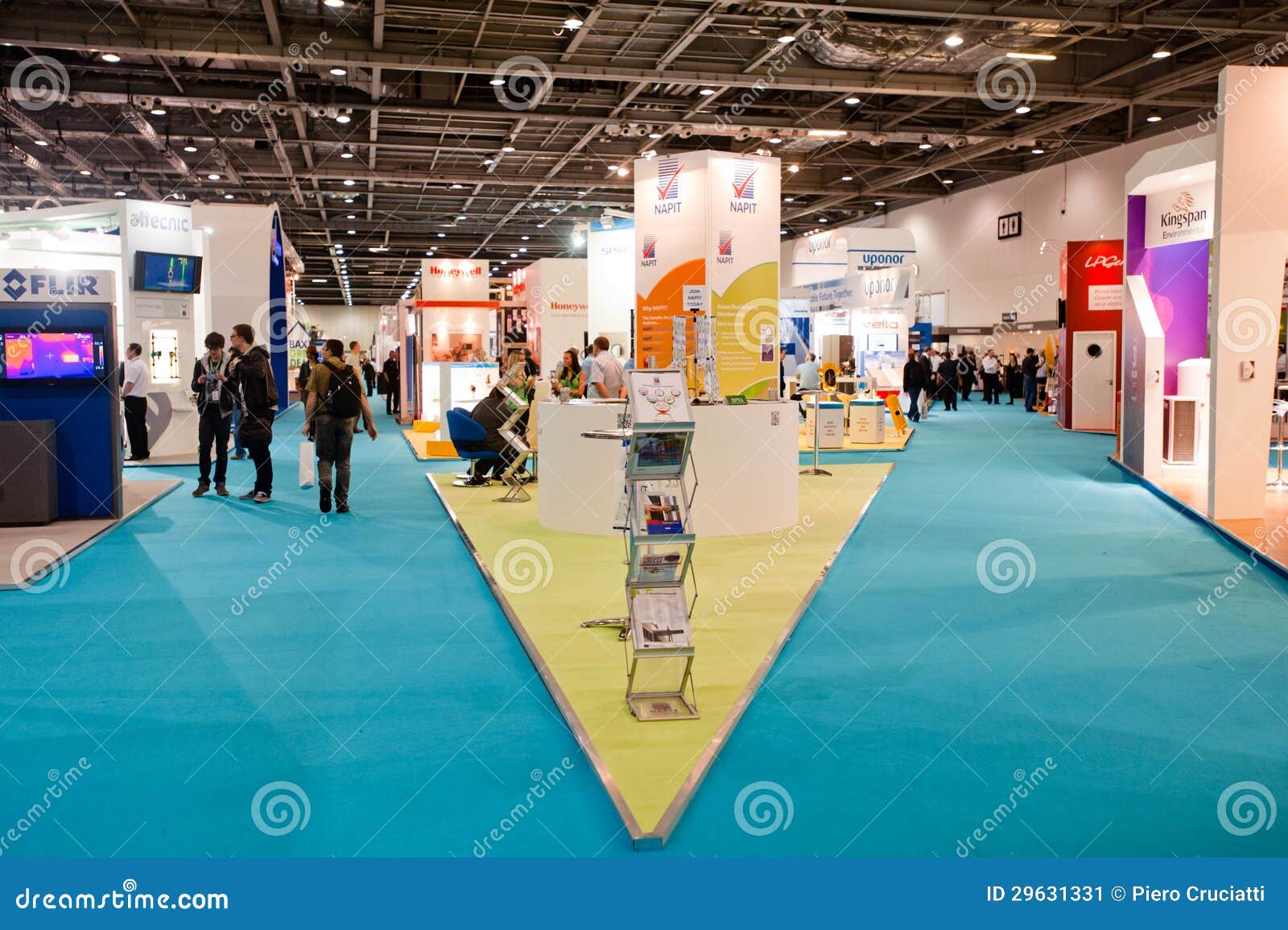 Visitors and Exhibitor Stands Editorial Photo - Image of international ...