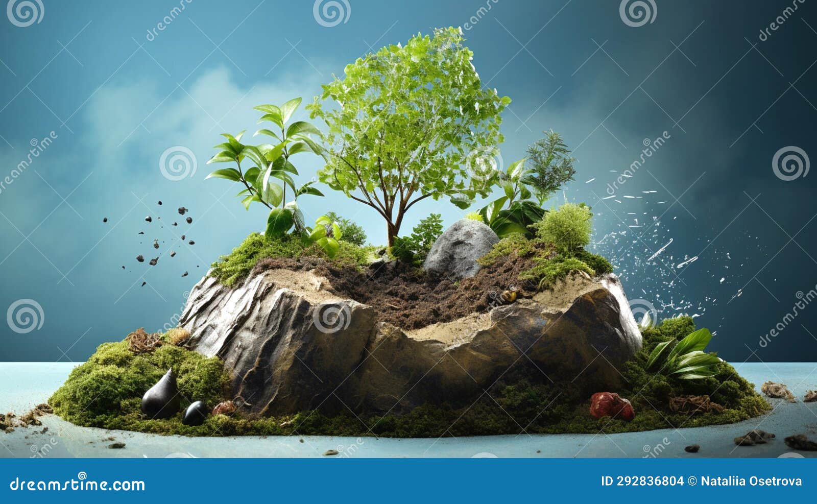 Sustainability Banner Template. Sustainability Ribbon Label. Cartoon ...