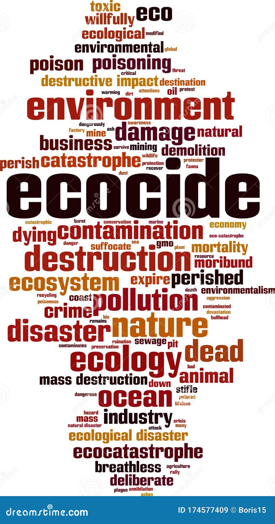 Ecocide word cloud stock vector. Illustration of ecocatastrophe - 174577409 Ecocide word cloud stock vector. Illustration of ecocatastrophe - 174577409
