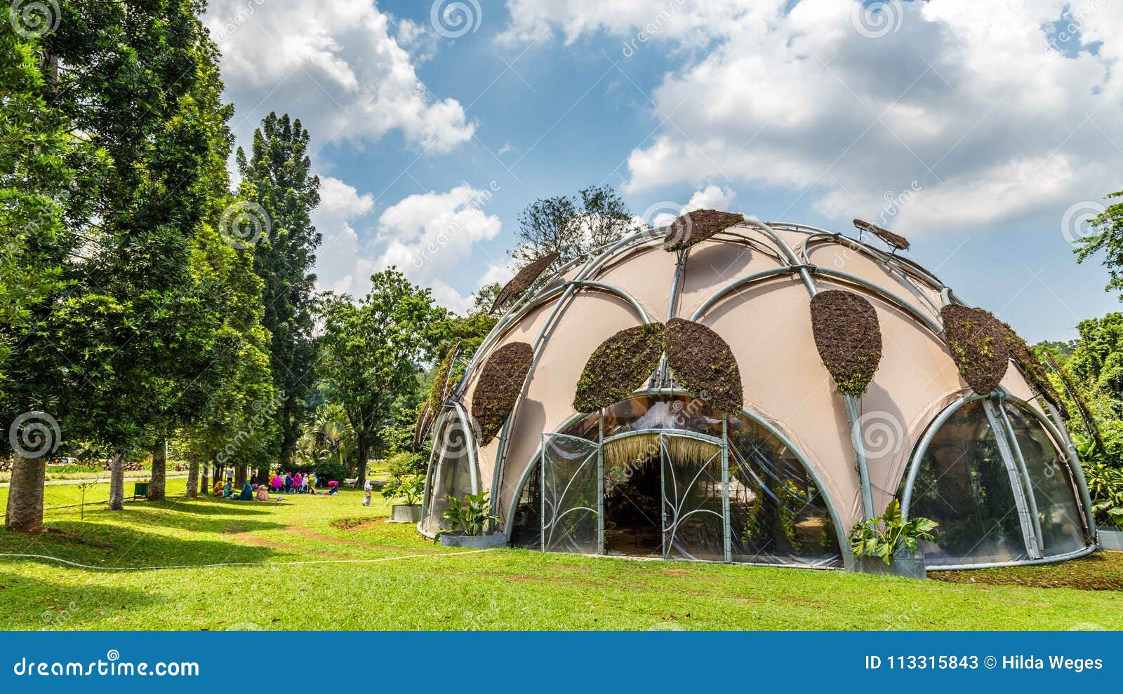Ecodome Dans Les Jardins Botaniques Kebun Raya Dans Bogor, Java ...