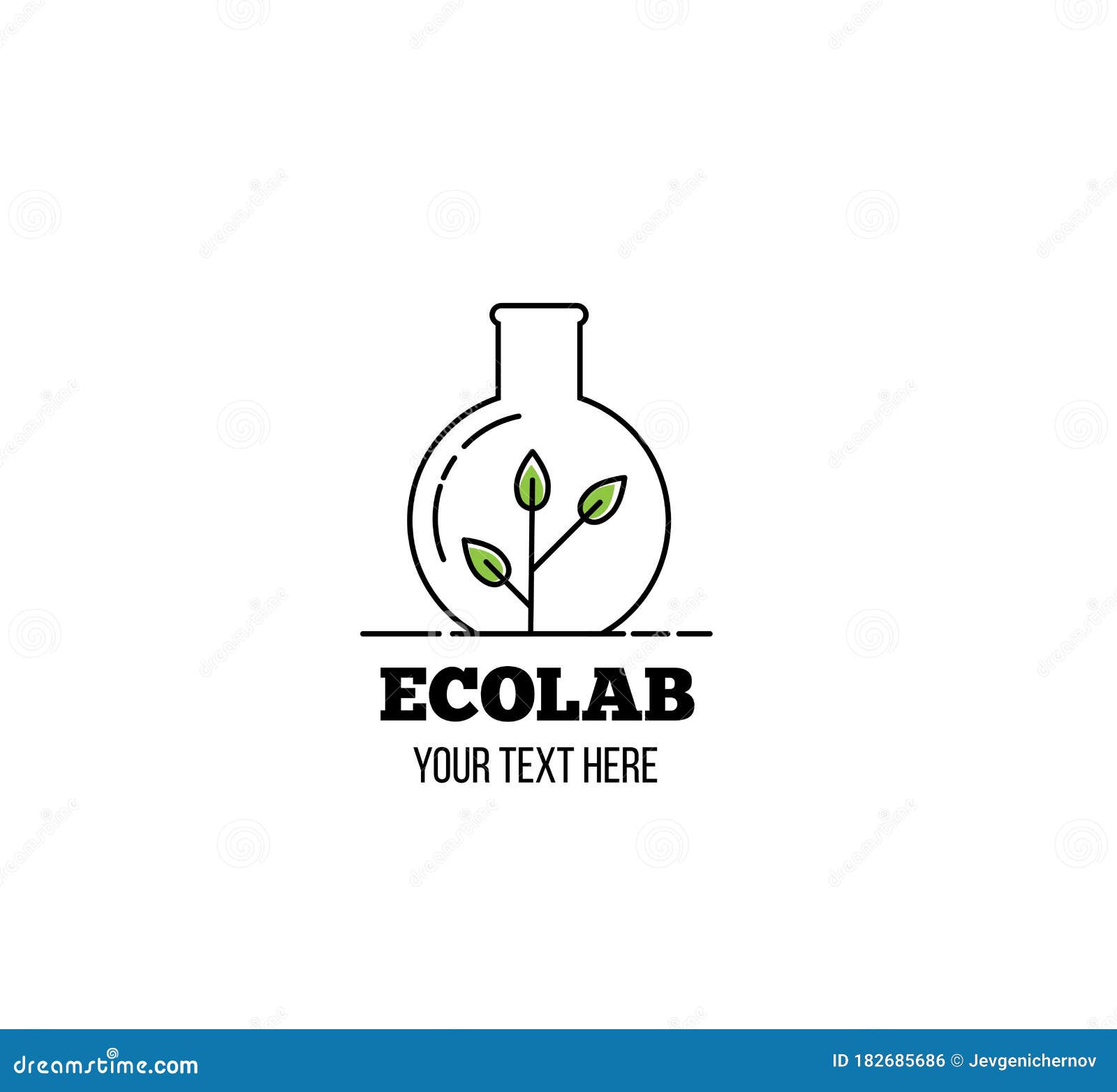 Ecolab Icon with Green Sprout in Glass Stock Vector - Illustration of ...