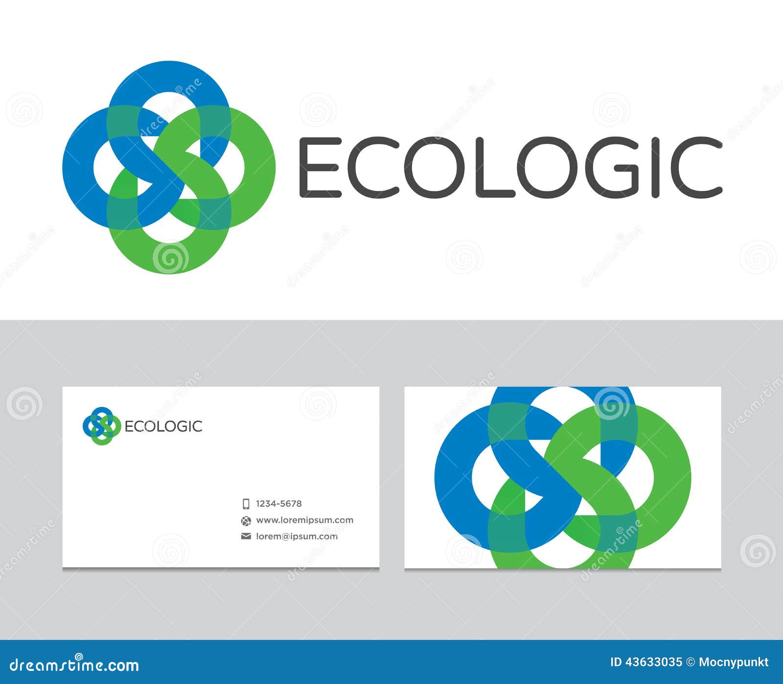 Ecologic logo stock vector. Illustration of ring, sign - 43633035