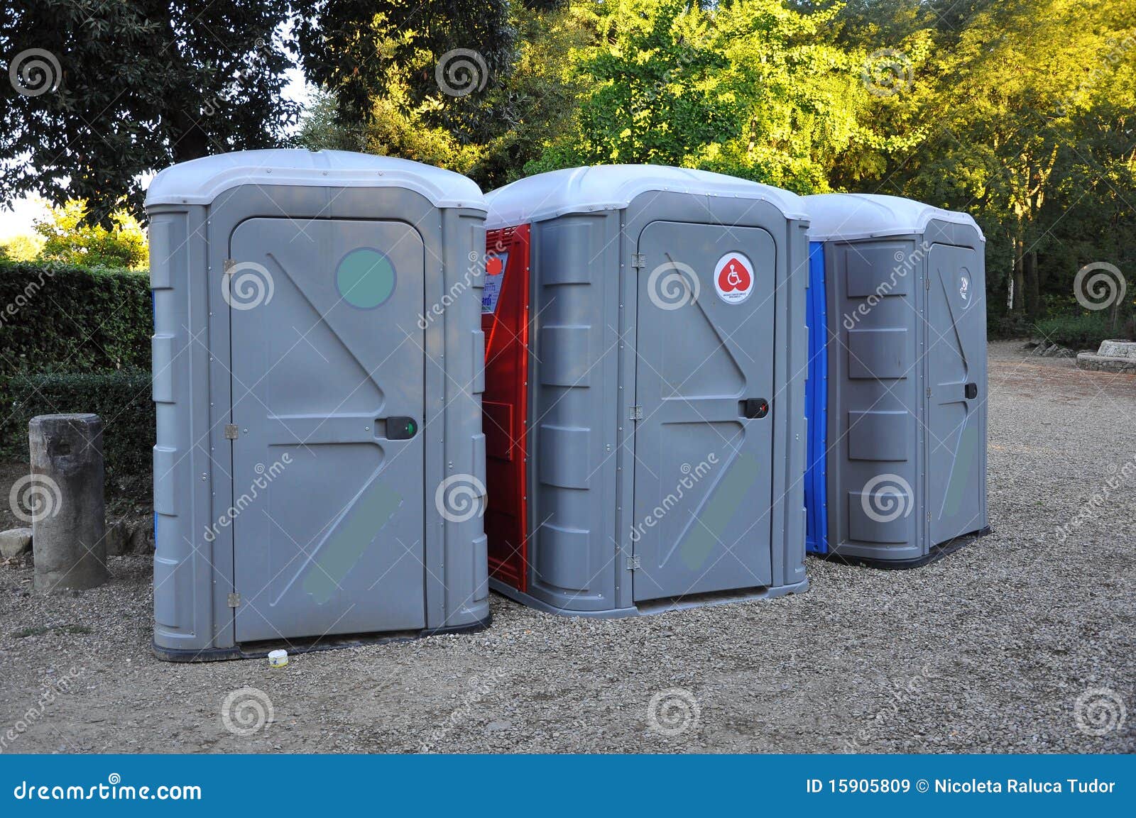 Ecologic wc, toilets stock image. Image of outside, mens - 15905809