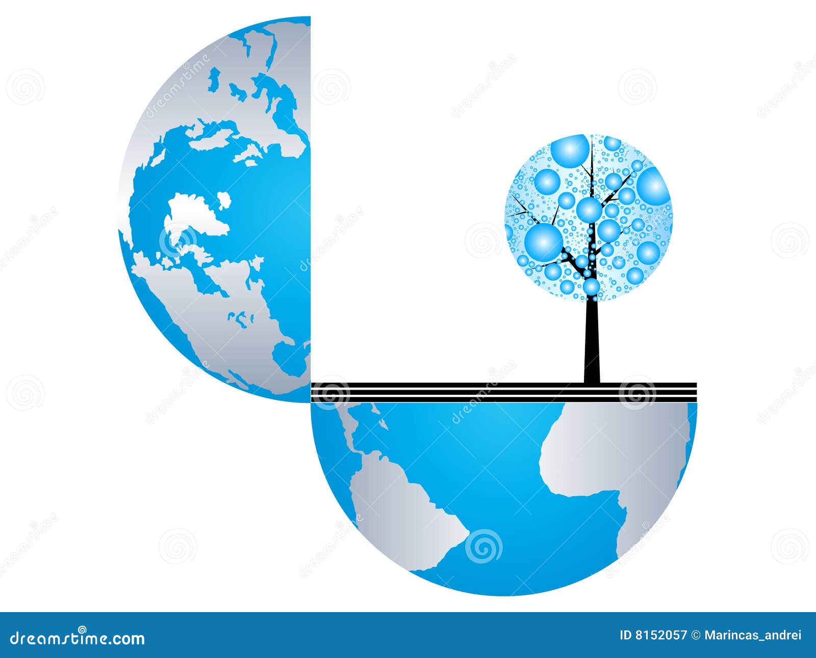 Ecological background stock vector. Illustration of ecology - 8152057