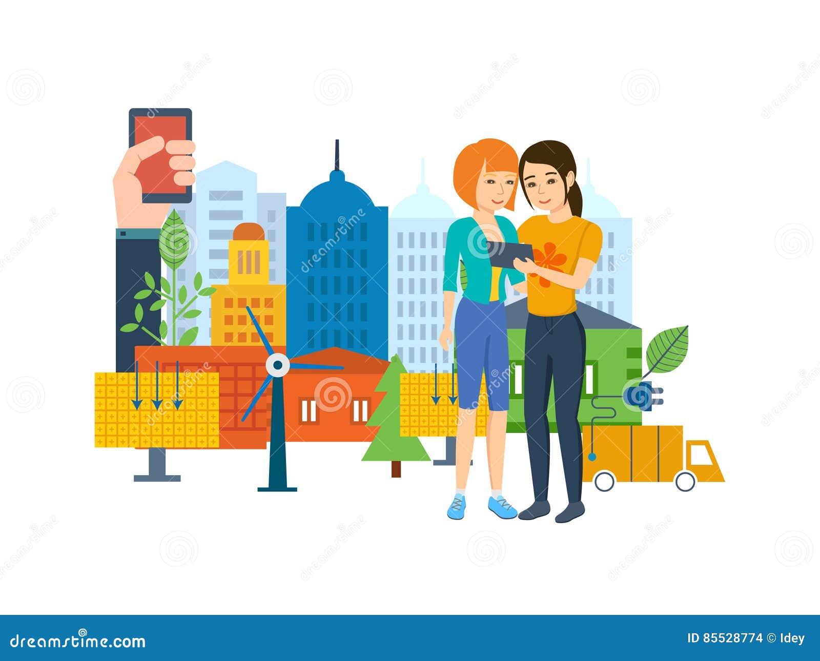 Ecological City Concept. New Eco-friendly Technology, Infrastructure ... Ecological City Concept. New Eco-friendly Technology, Infrastructure ...