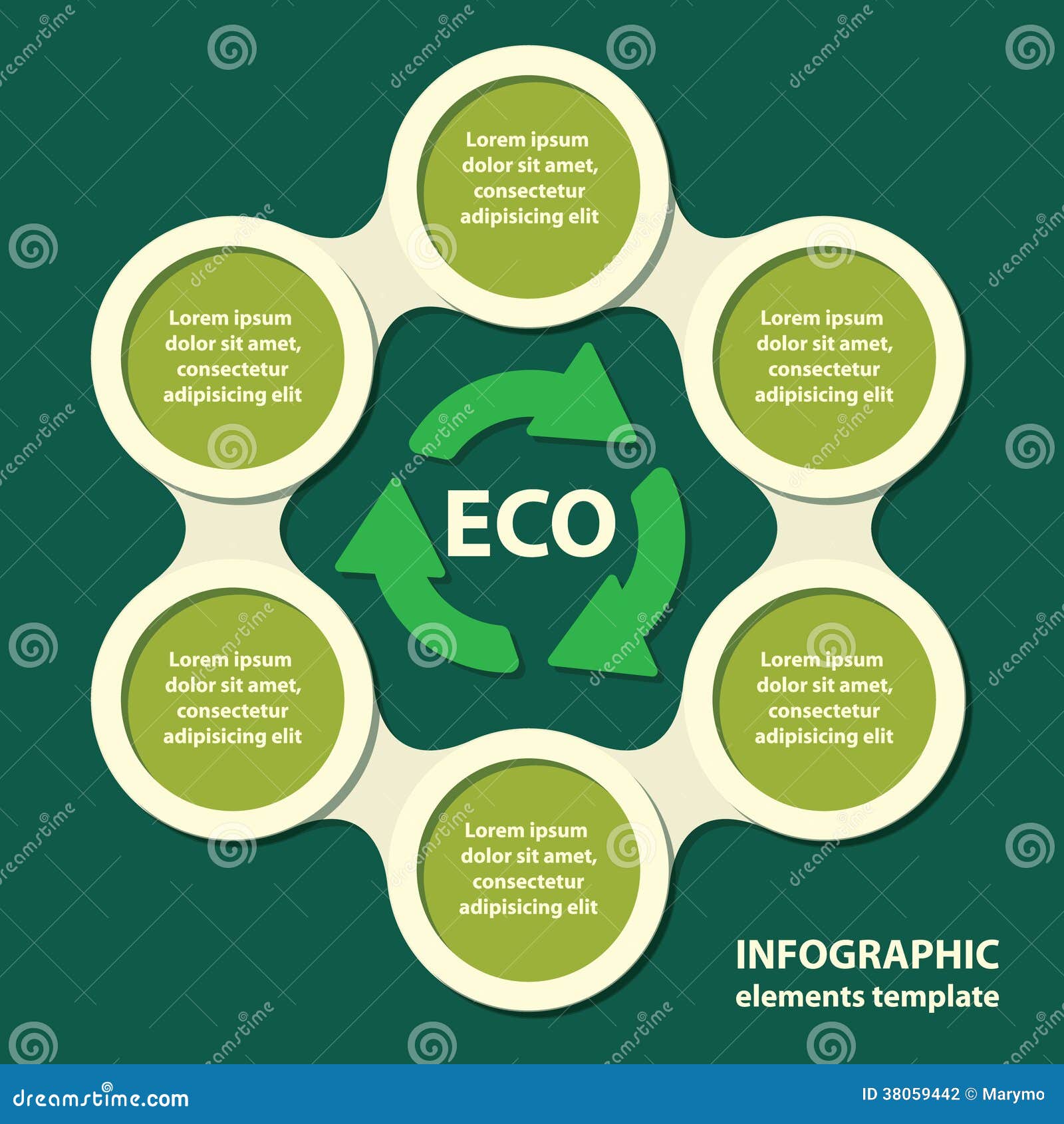 Ecological Concept. Template for Presentation. Stock Vector ...