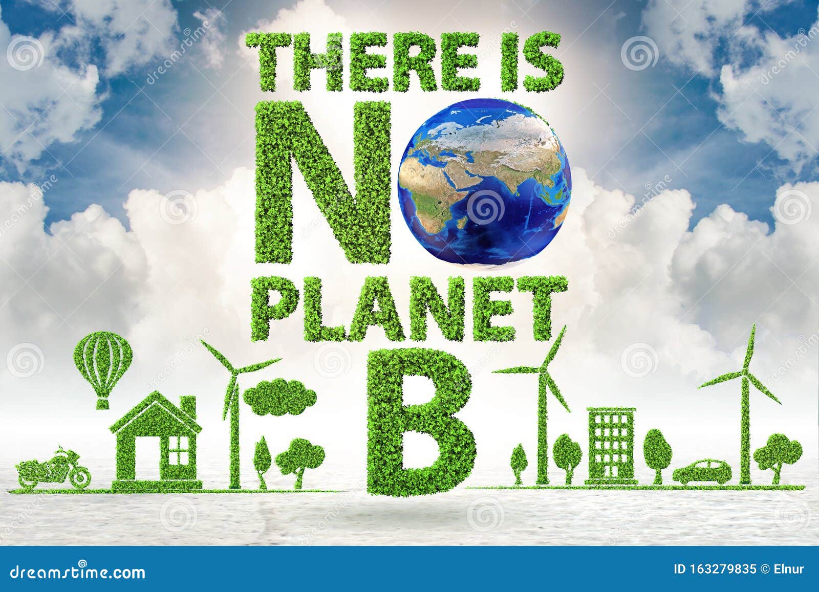 Ecological Concept - There is No Planet B Stock Image - Image of ...