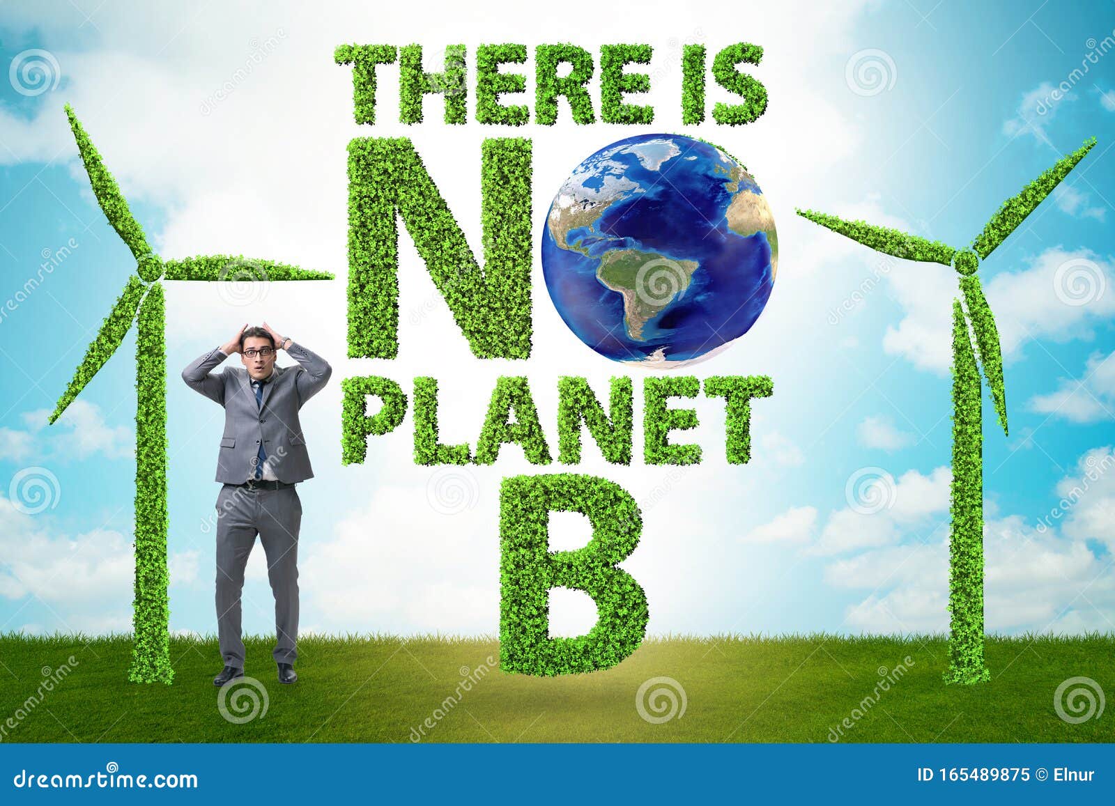 Ecological Concept - There is No Planet B Stock Image - Image of ...