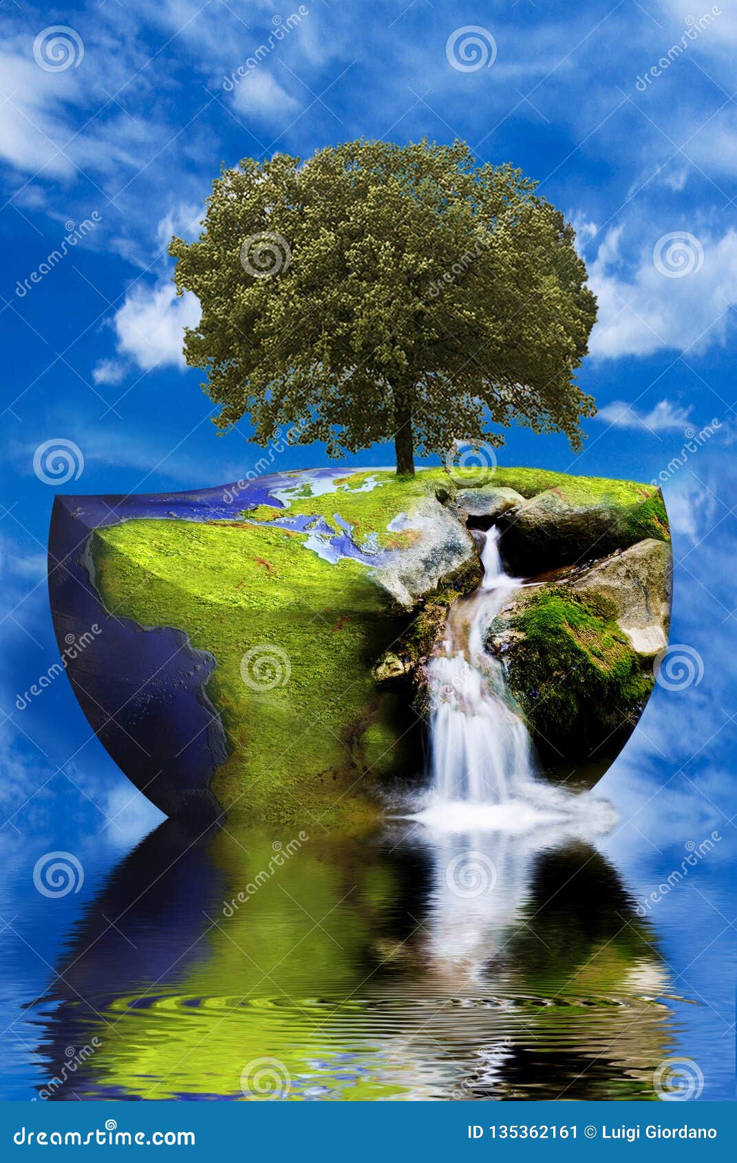 Ecological Environment and Sustainable Development Stock Image - Image ...