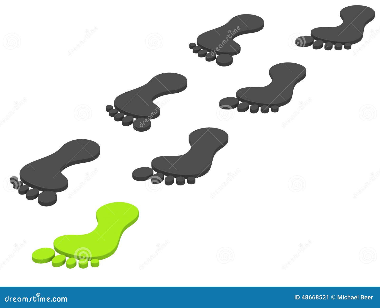 CO2 Ecological Footprint Symbol Green Eco Icon Vector Illustration ...