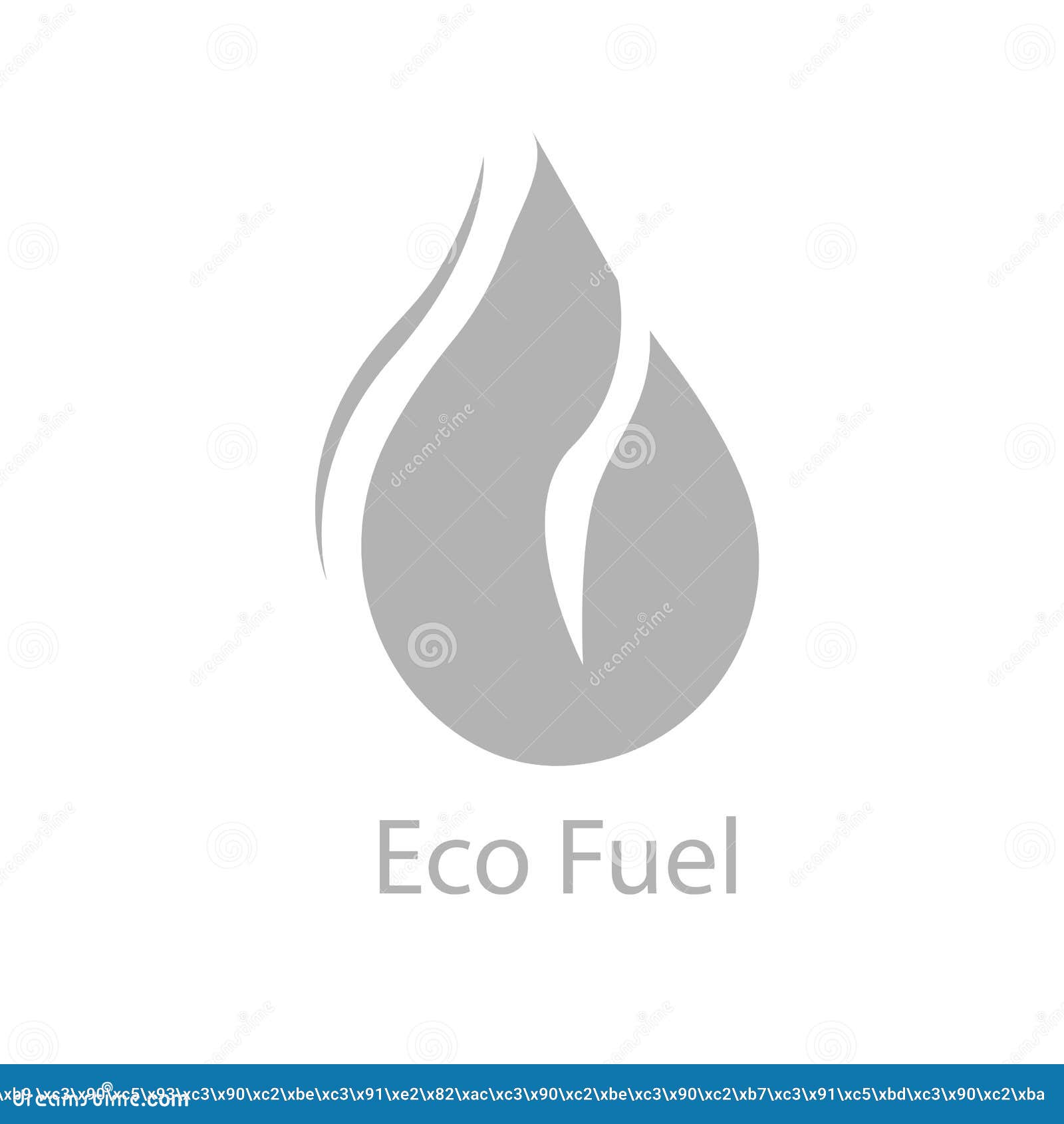 Ecological Fuel Icon, Vector Illustration Stock Vector - Illustration ...