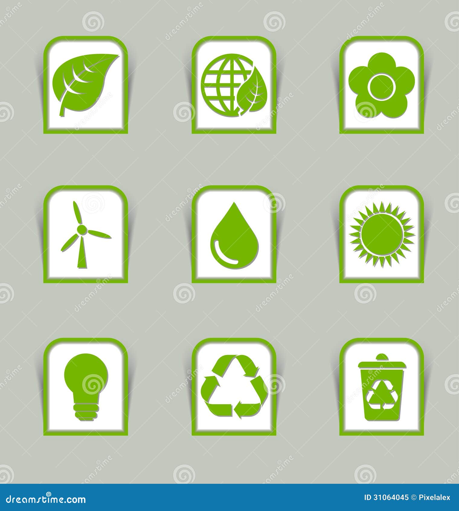 Ecological Icon. Human Hand Growing Green Leaves. Cartoon Vector ...