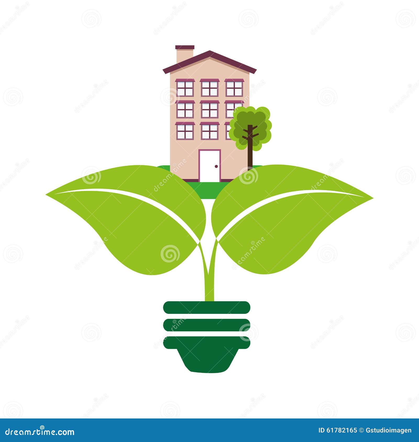Ecological Infrastructure Design Stock Vector - Illustration of ...