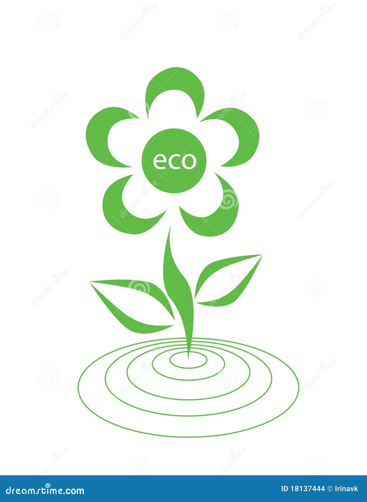 Ecological logotype stock vector. Illustration of care - 18137444