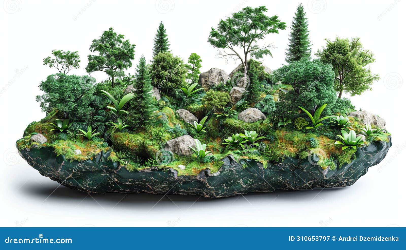 An Ecological Map is Isolated on a White Background As a Representation ...