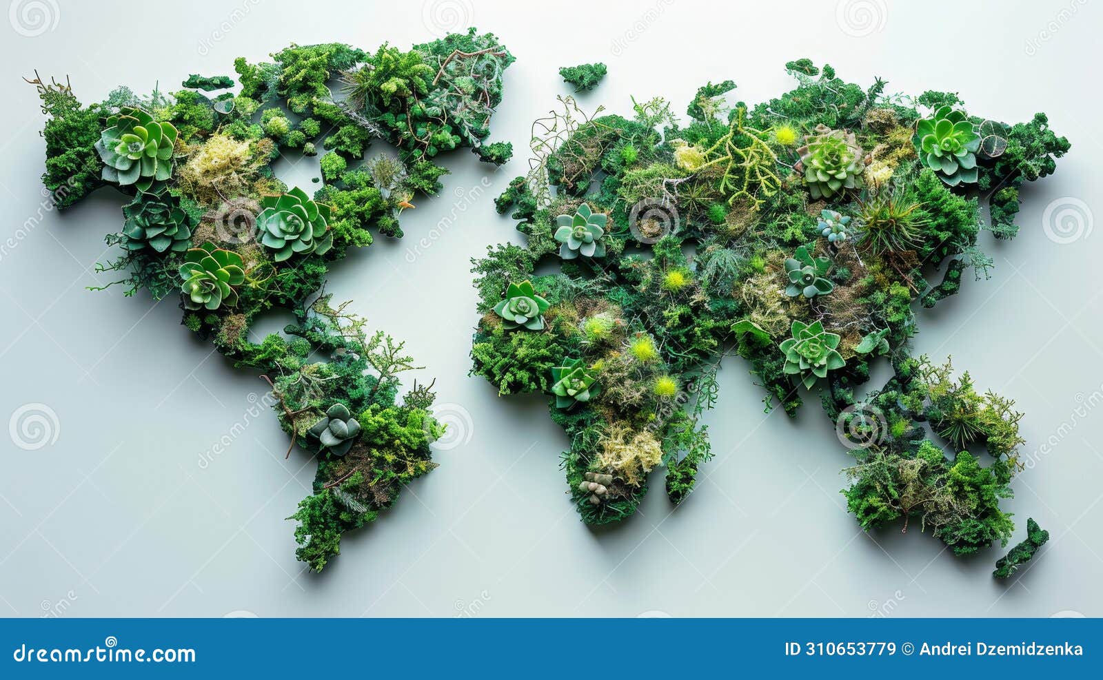 The Ecological Map Represents the Protection of the Environment ...